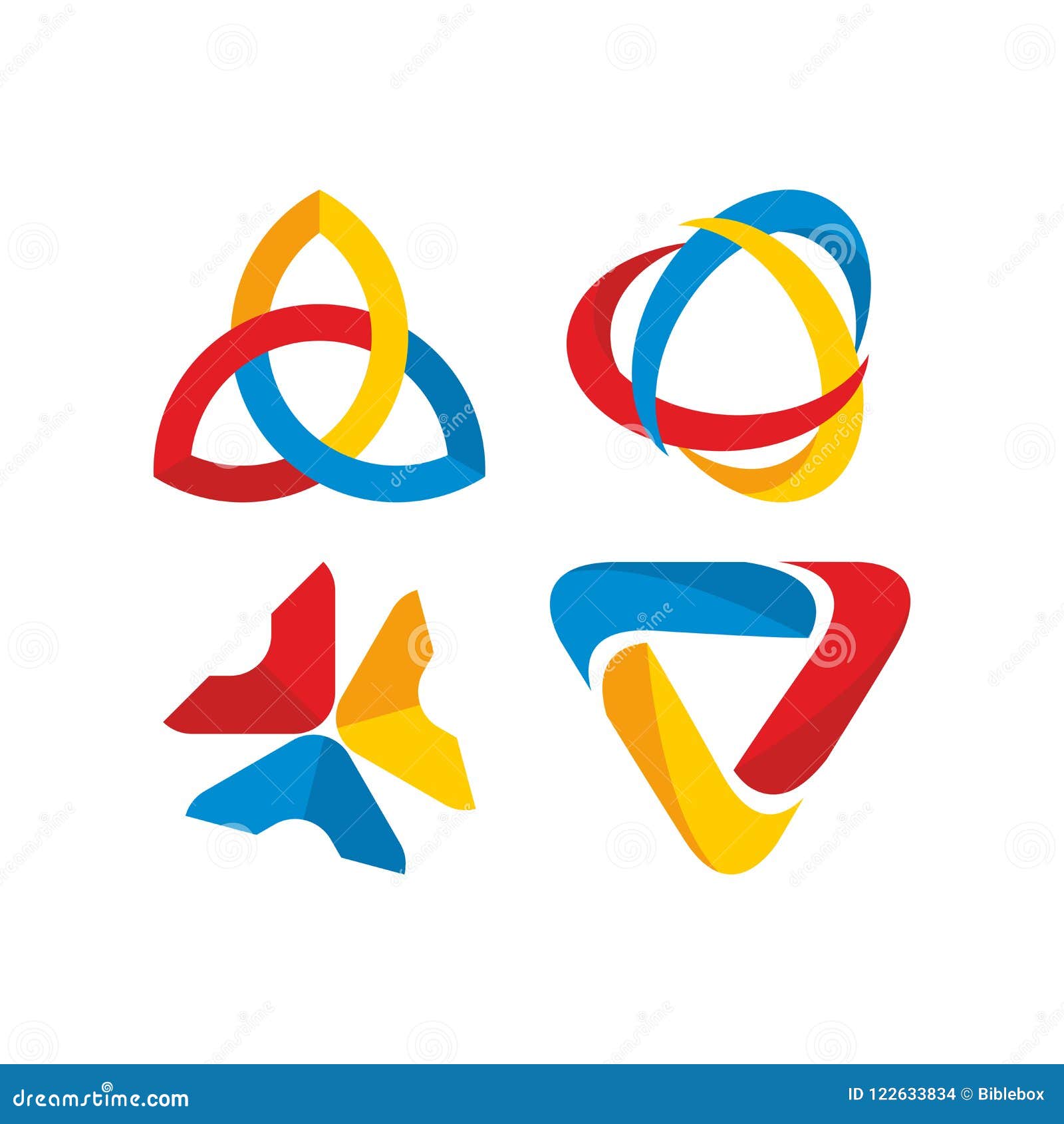 Set the Logo of the Christian Trinity. Stock Vector - Illustration of ...