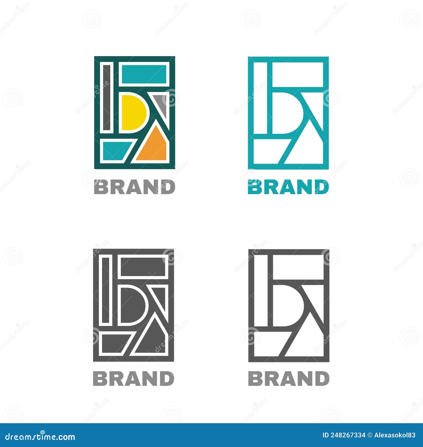 Set of Logo. Vector Iilustration Stock Vector - Illustration of minimal ...