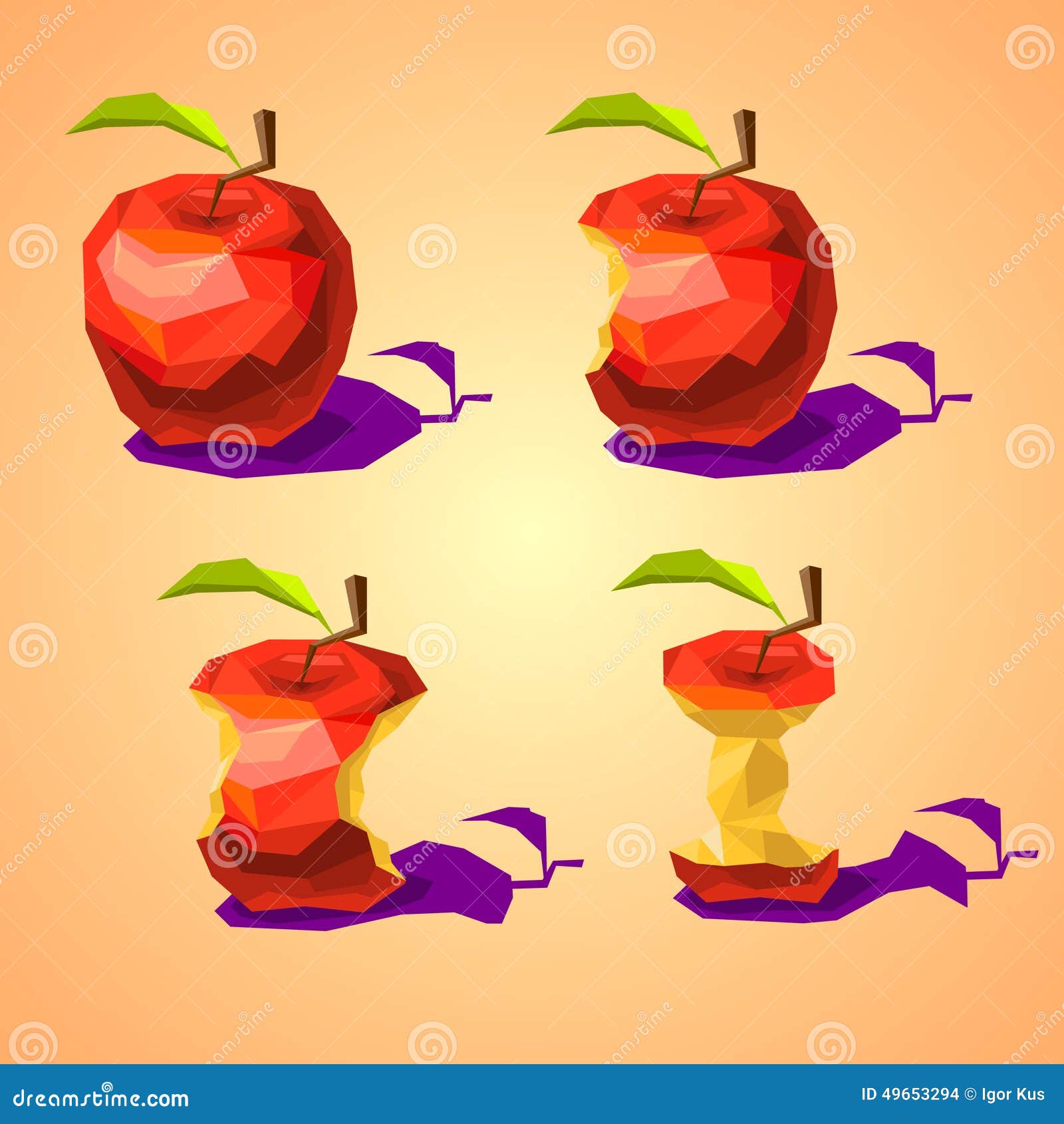 Apples Eaten Stock Illustrations – 89 Apples Eaten Stock Illustrations ...