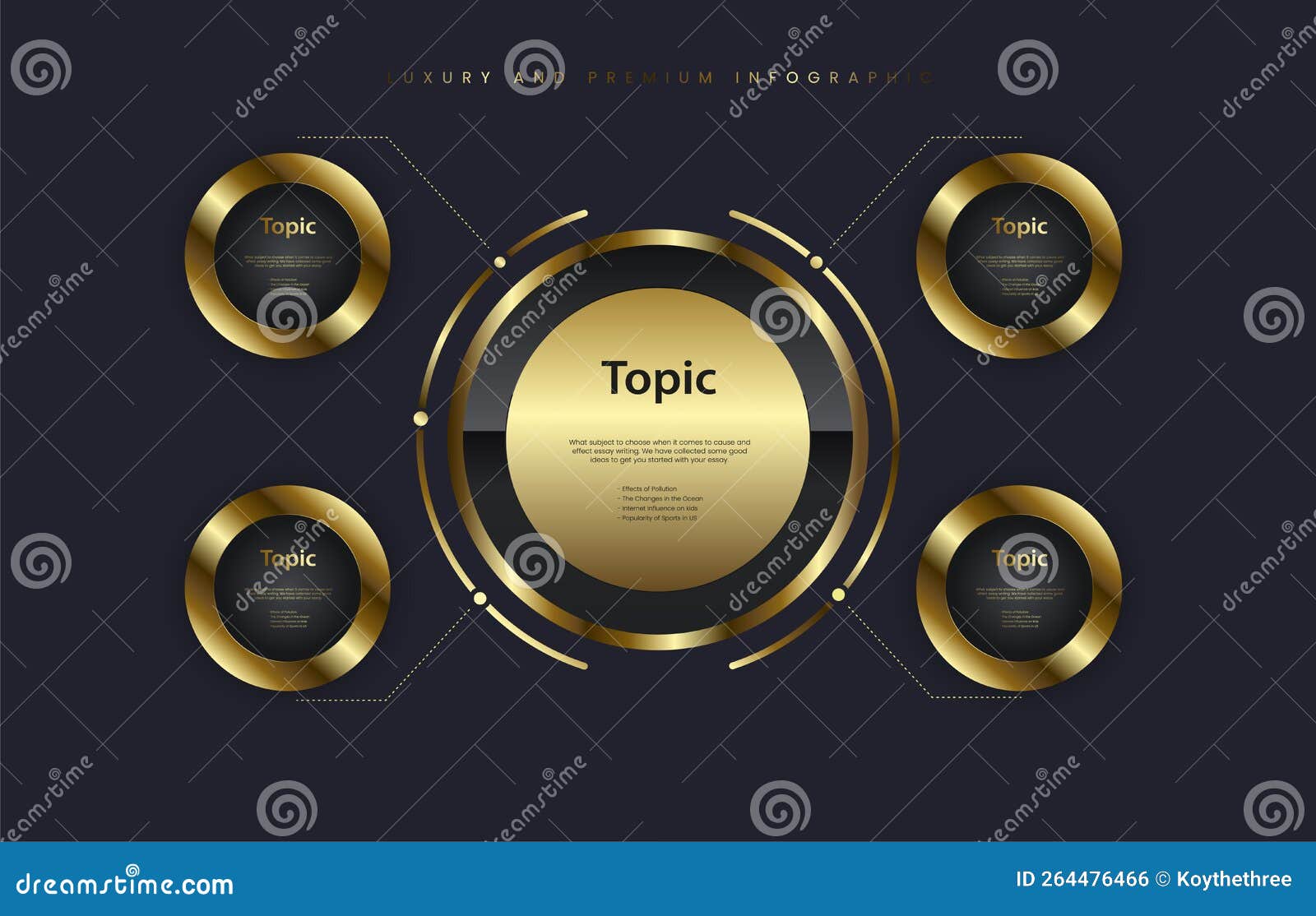 A Luxury Multipurpose Infographic Options Design, A Modern Premuim Of ...