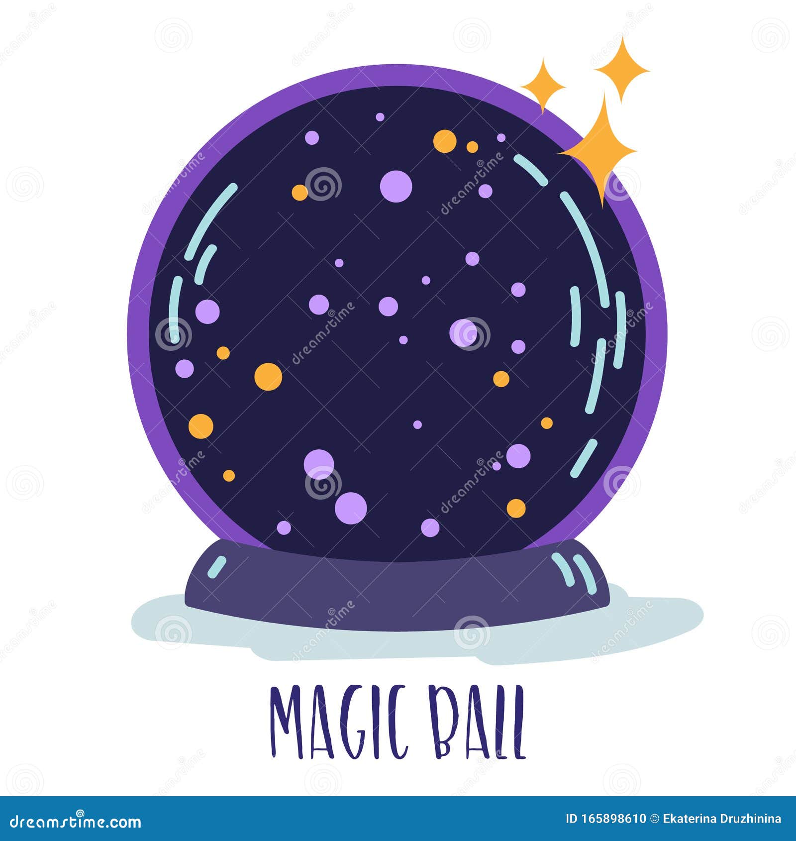 Set of magic elements stock vector. Illustration of paranormal - 165898610