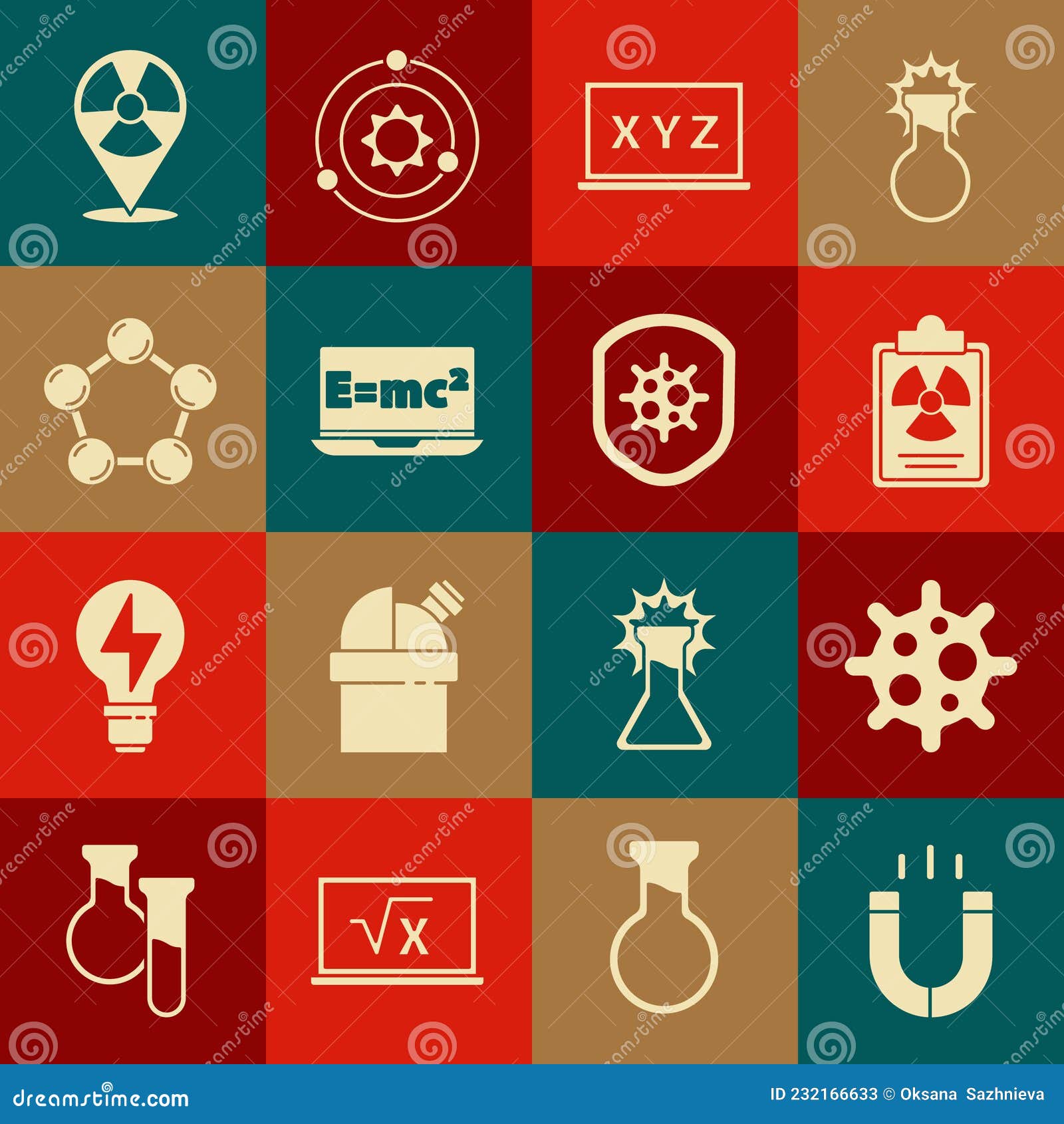 Set Magnet Virus Radiation Warning Document Xyz Coordinate System