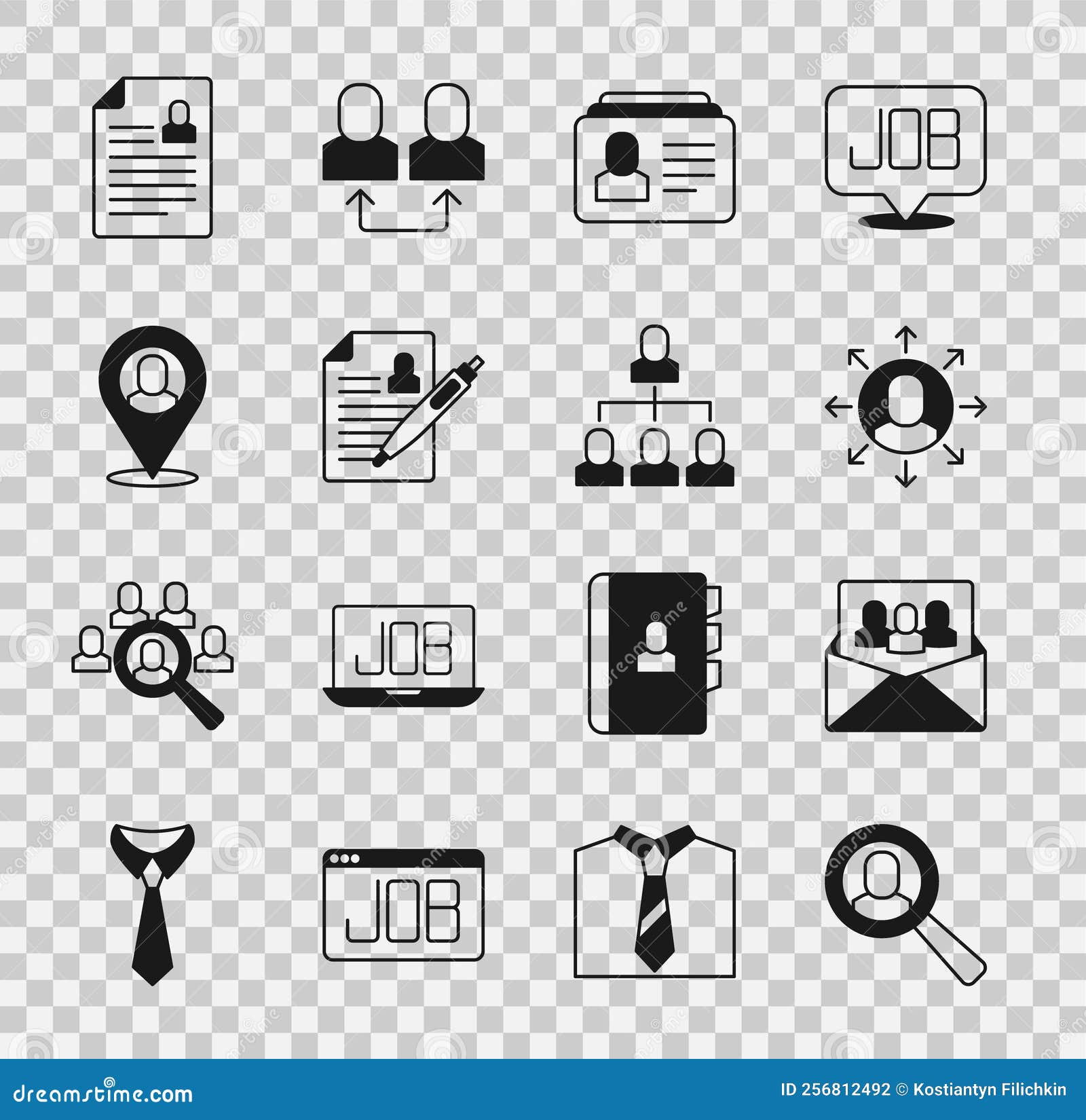 Set Magnifying Glass for Search Job, Project Team Base, Multitasking ... Set Magnifying Glass for Search Job, Project Team Base, Multitasking ...