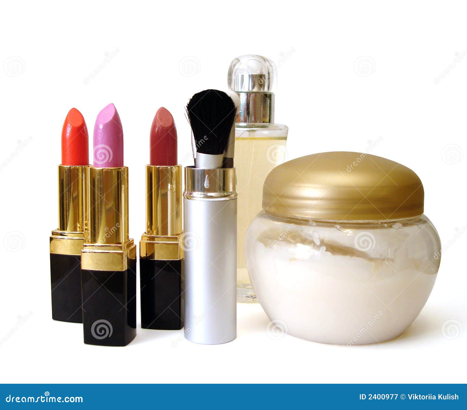 Set for make-up stock image. Image of makeup, health, jisolated - 2400977
