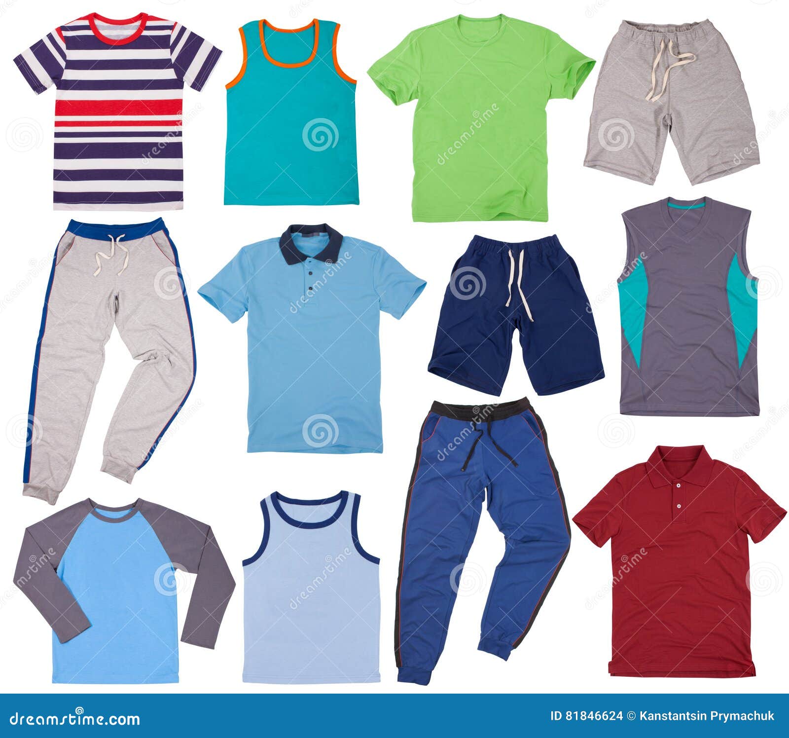 26,073 Clothes Set Isolated White Background Stock Photos - Free ...