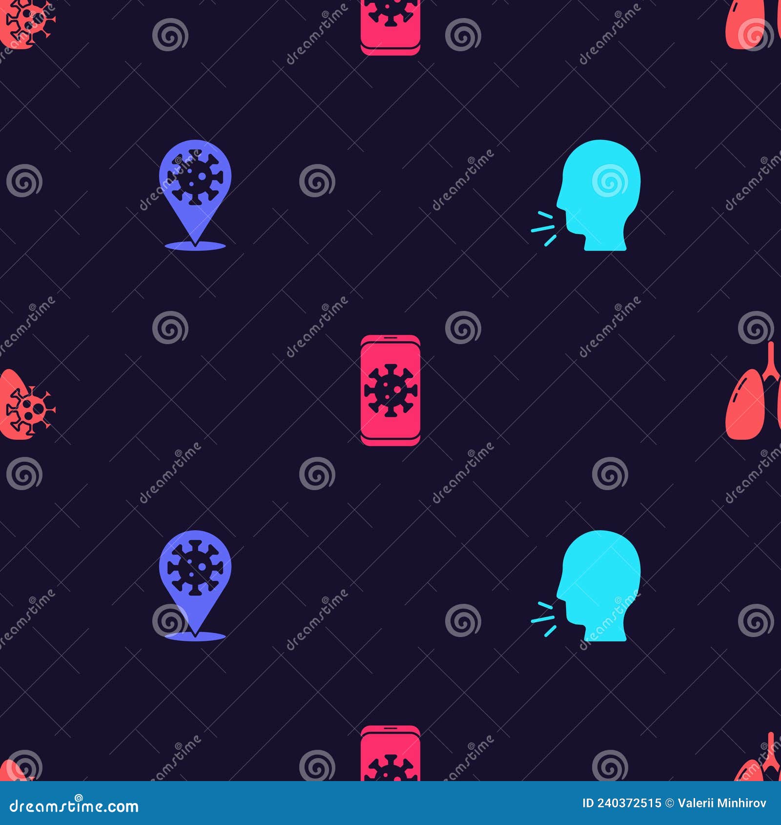 Set Man Coughing, Corona Virus 2019-nCoV On Location, Virus Statistics ...