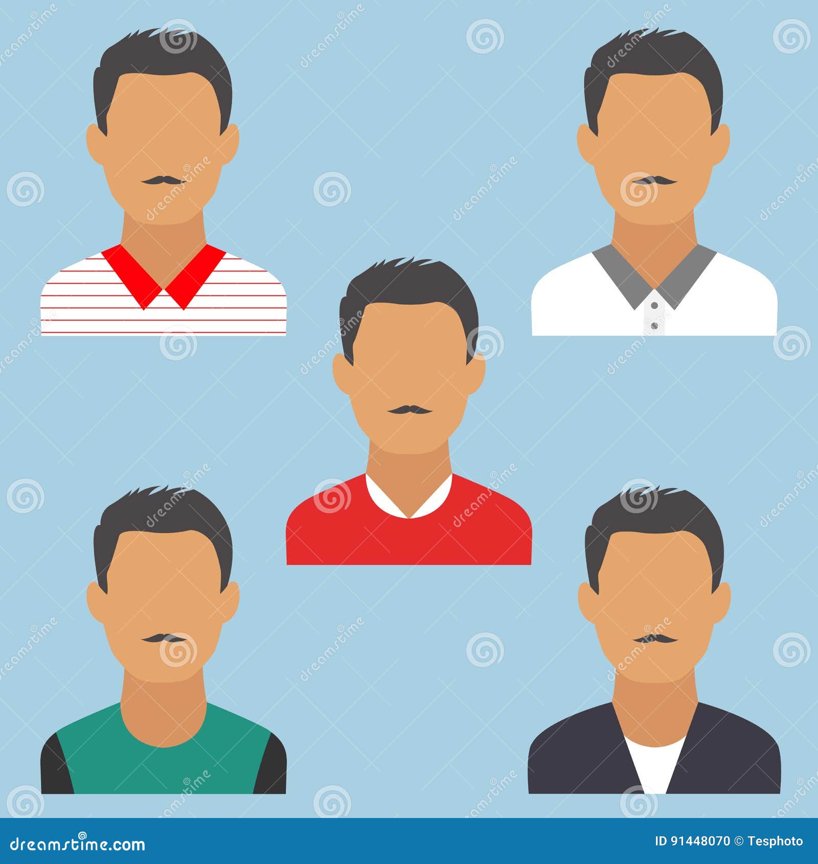 Modern Avatar Or Profile Icon Royalty-Free Stock Image | CartoonDealer ...