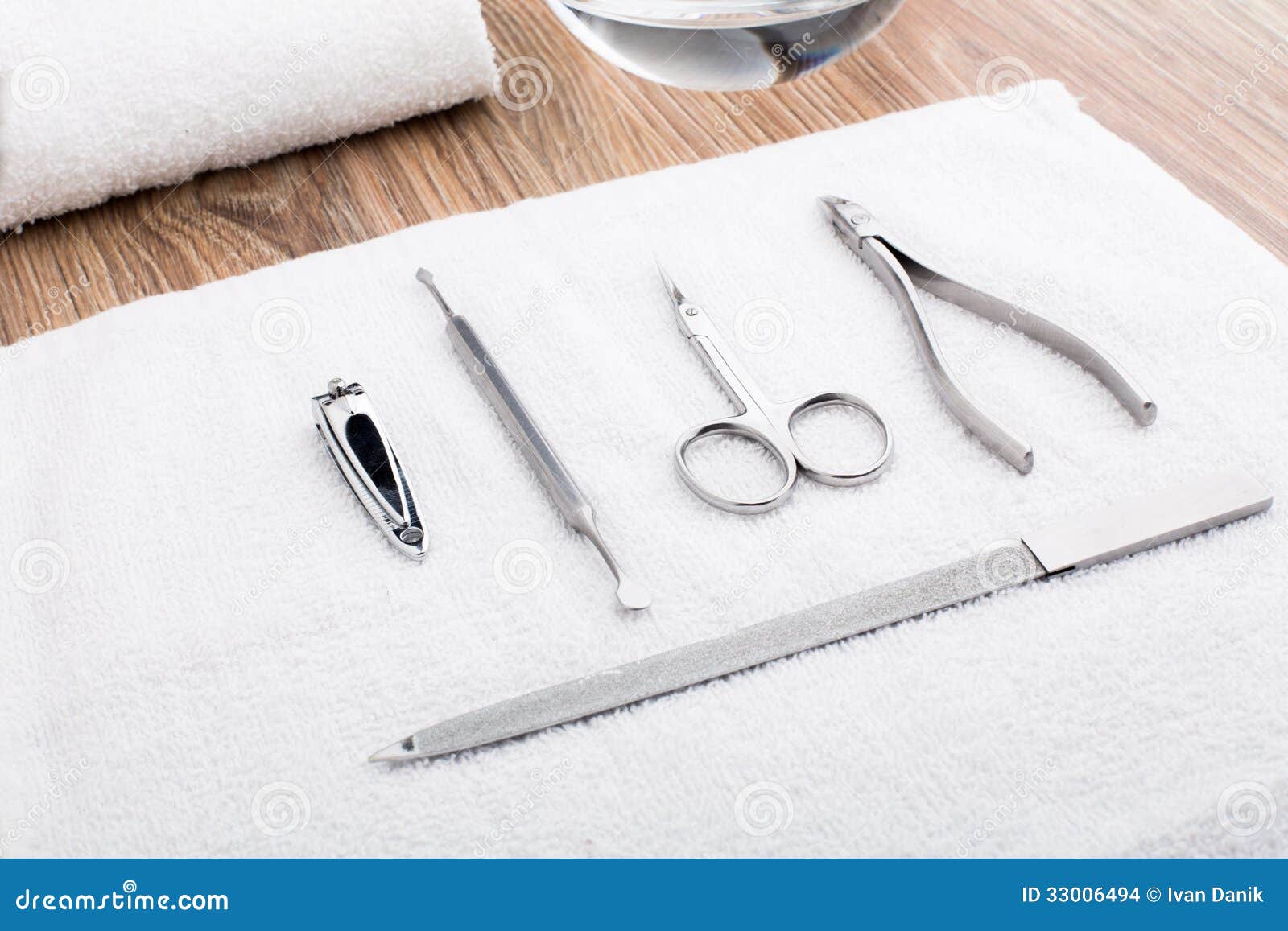Set of Manicure Instruments Stock Photo - Image of clipping, color ...