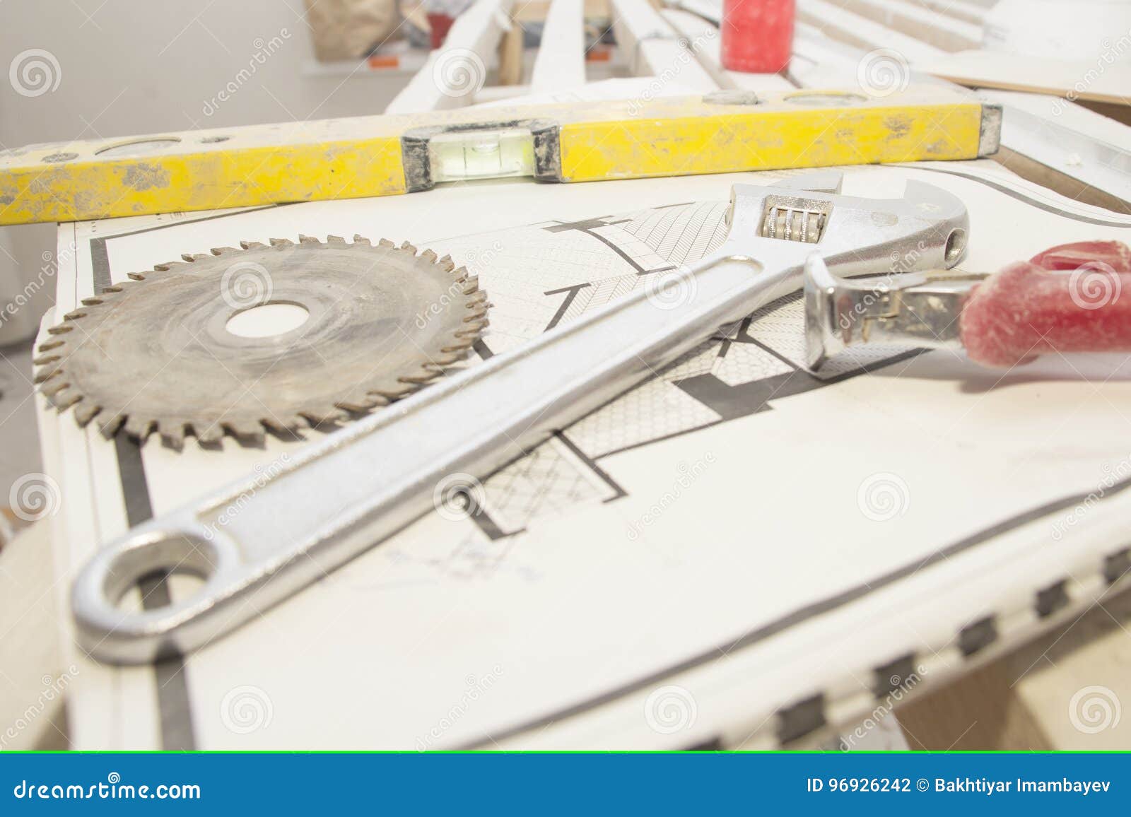 Set of manual tools stock photo. Image of manual, bussines - 96926242