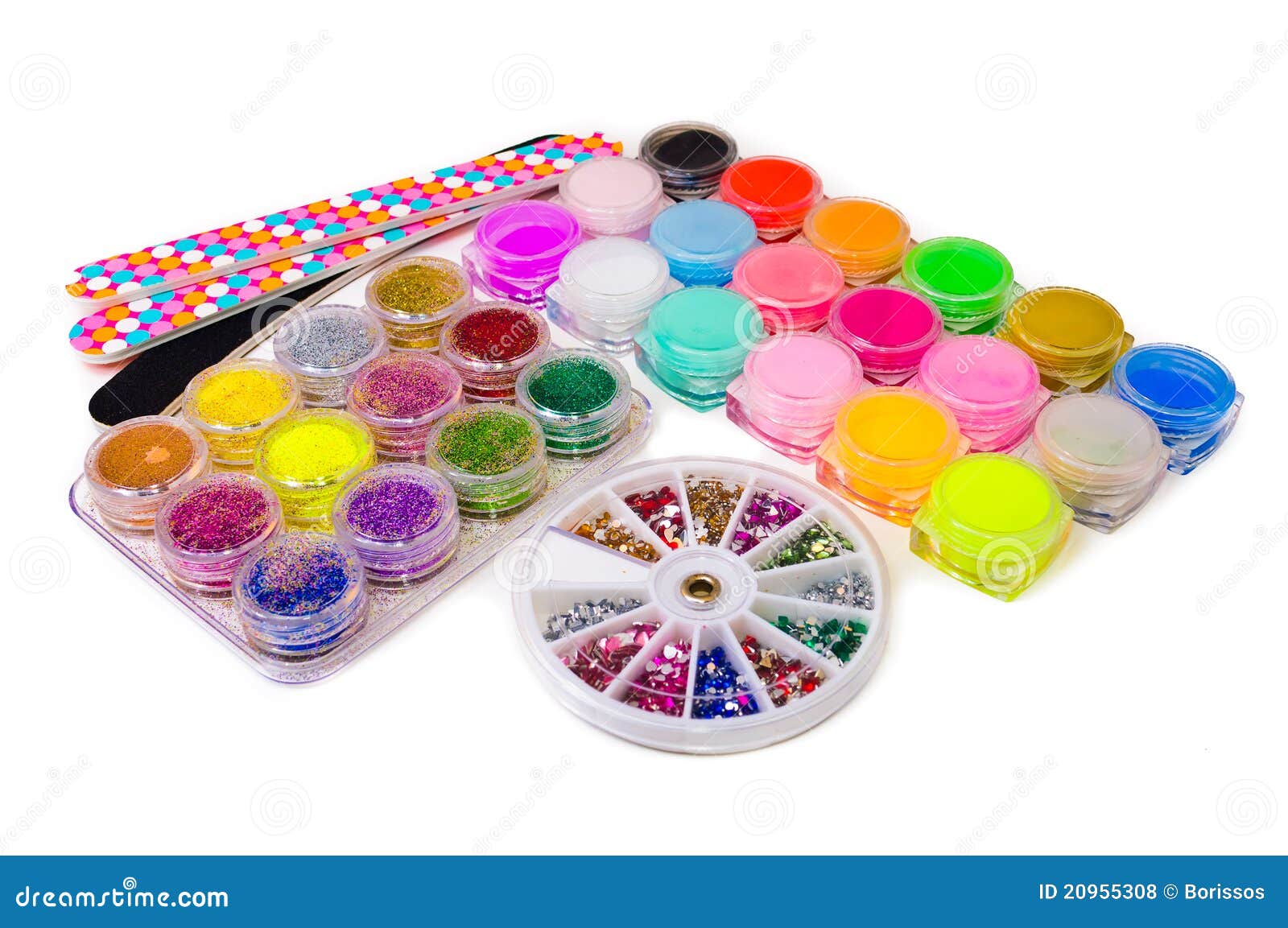 Set for the Manufacture of Nails Stock Photo - Image of cosmetics ...