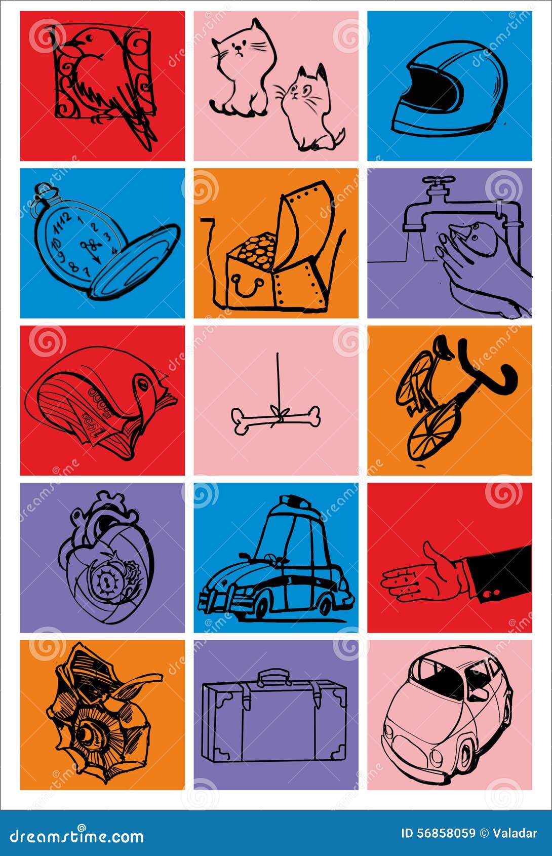 Set many icon stock illustration. Illustration of move - 56858059
