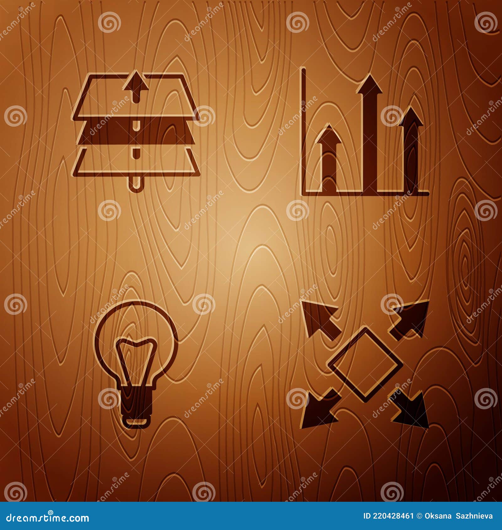 Layers Of Light Arcs With Halo Flares Stock Image | CartoonDealer.com ...