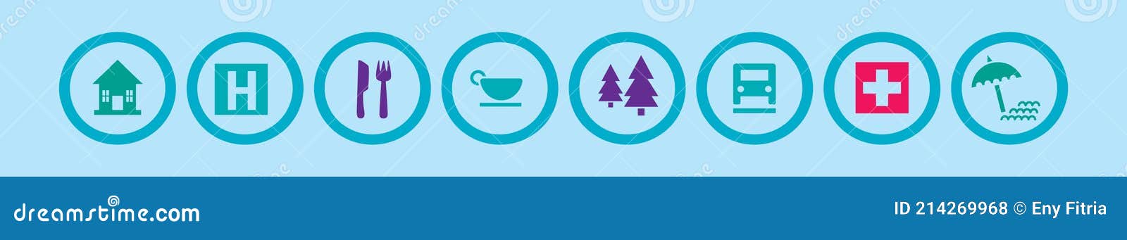 Set of Map Cartoon Icon Design Template with Various Models. Vector ...