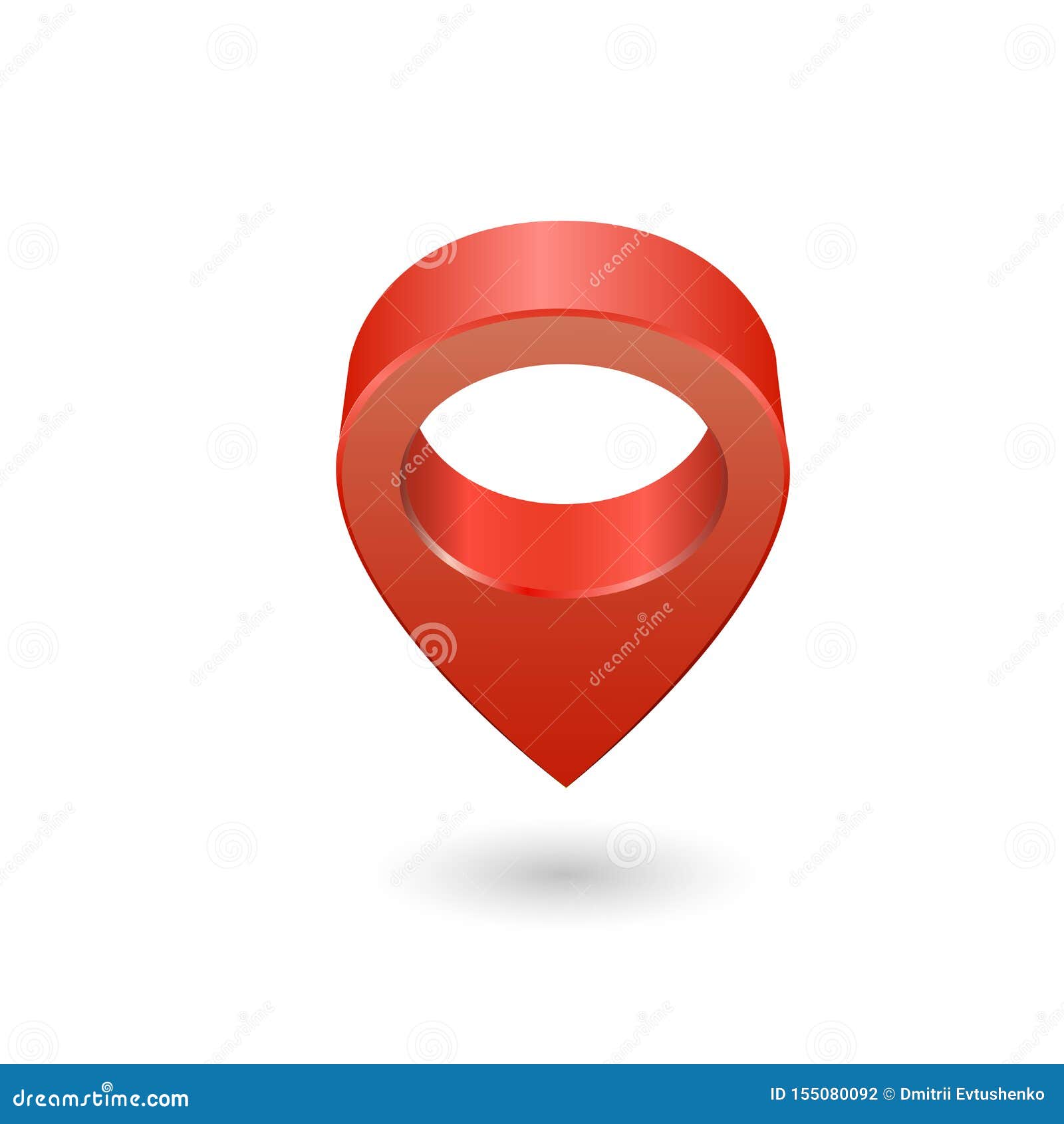 Set Map Pointer 3d Pin Location Symbols Vector Stock Vector Illustration Of Icon Isolated