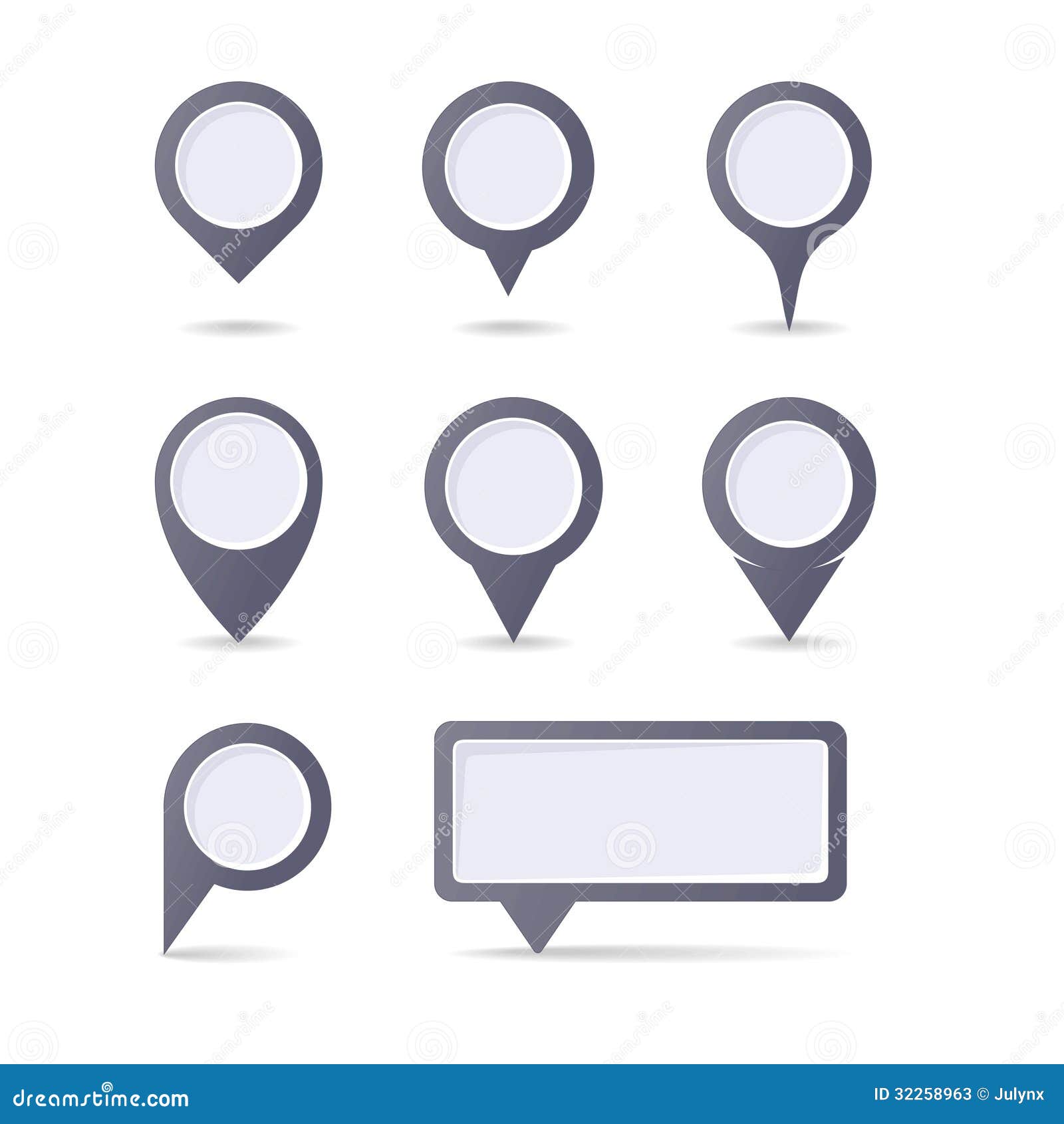 Set. 8 map pointers stock vector. Illustration of indicate - 32258963 Set. 8 map pointers stock vector. Illustration of indicate - 32258963