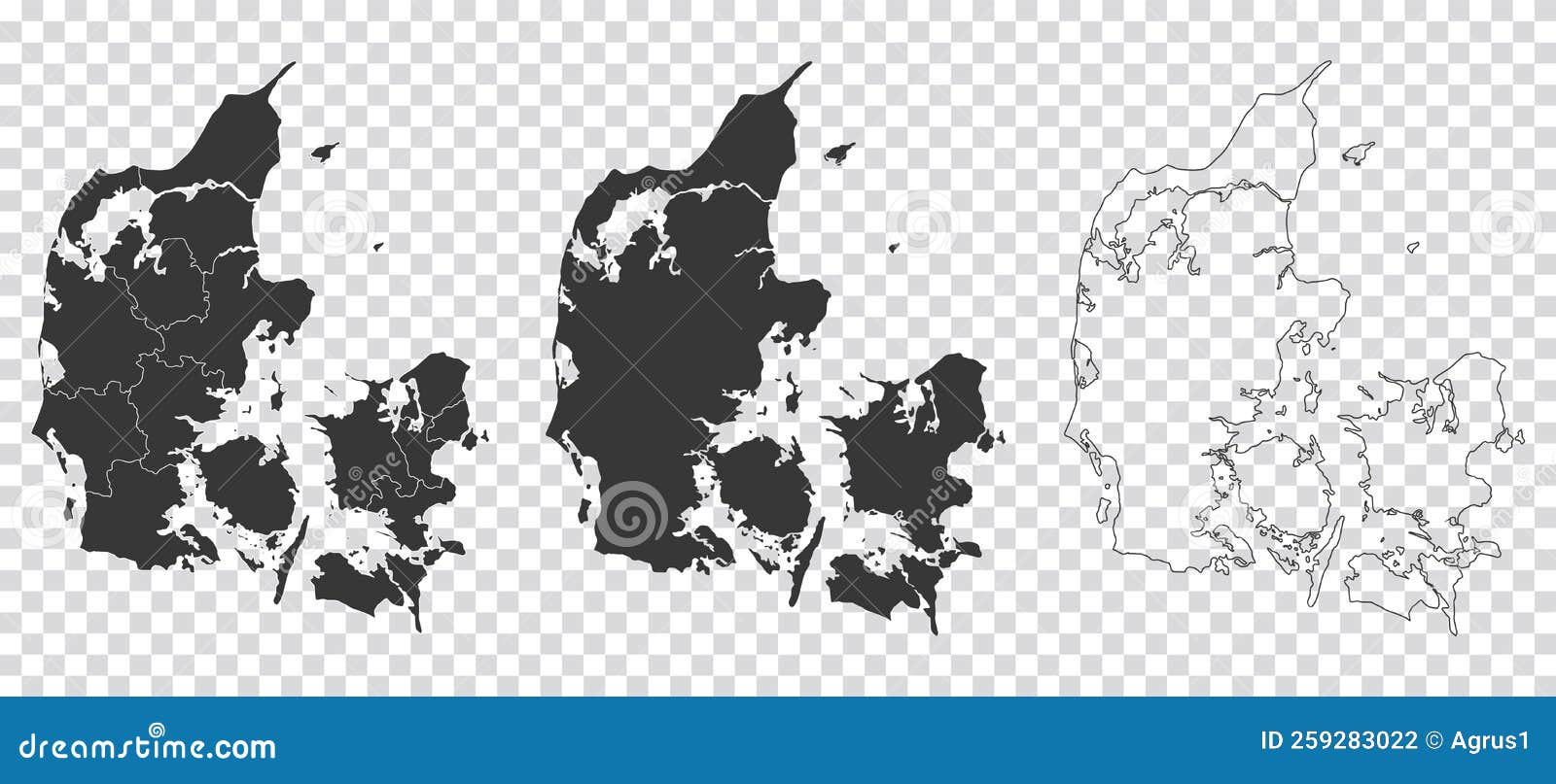 Maps Of Denmark With National Flags Icon Vector Design Symbol ...