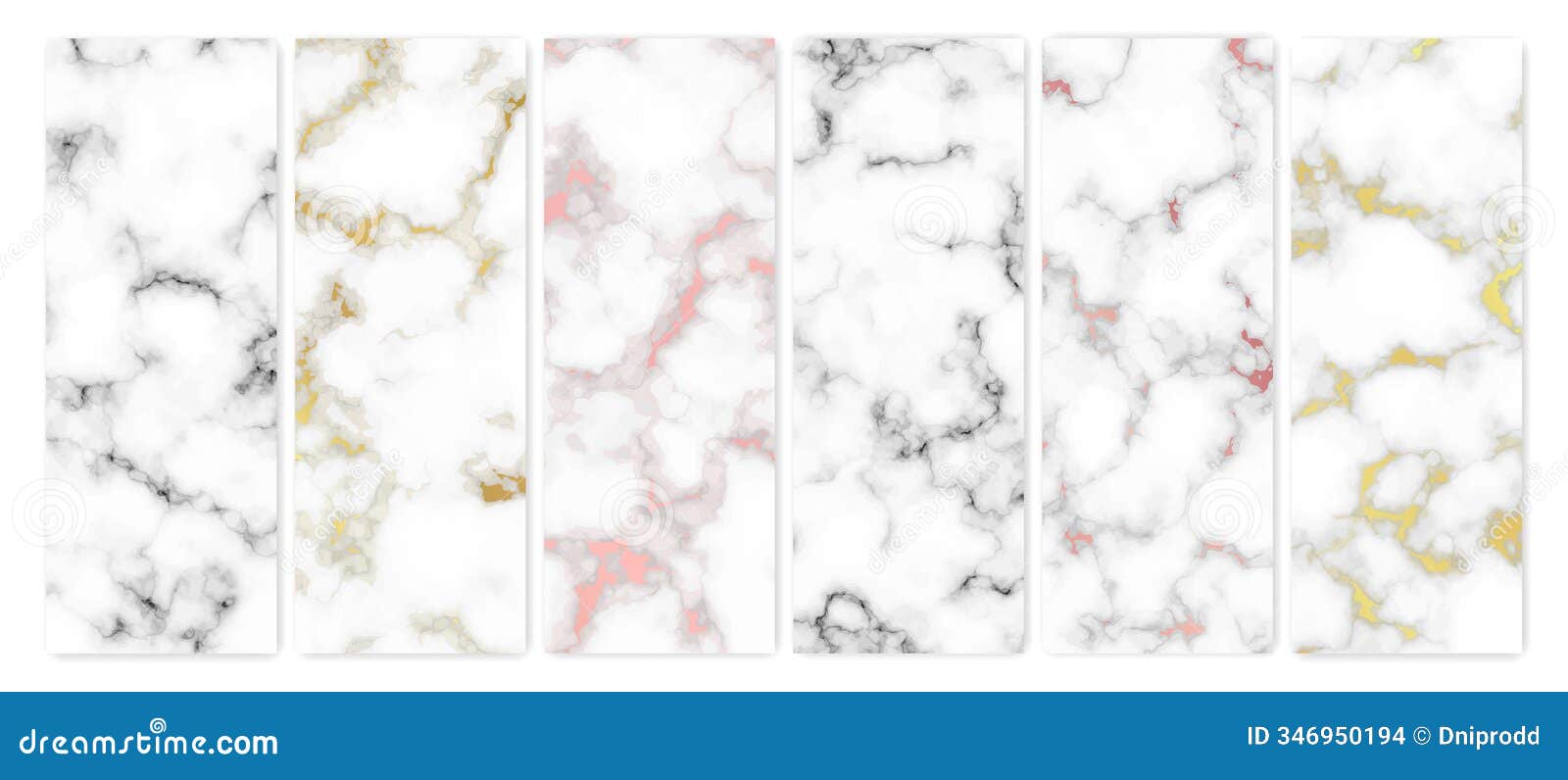 Set of Marble Texture Backgrounds Stock Illustration - Illustration of ...