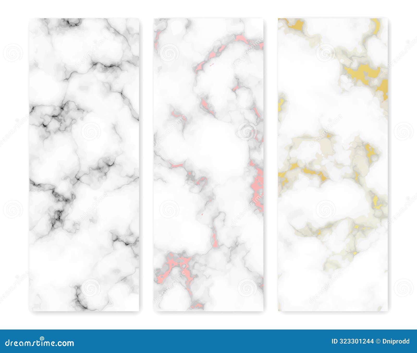 Set Of Marble Texture Backgrounds Vector Illustration | CartoonDealer ...
