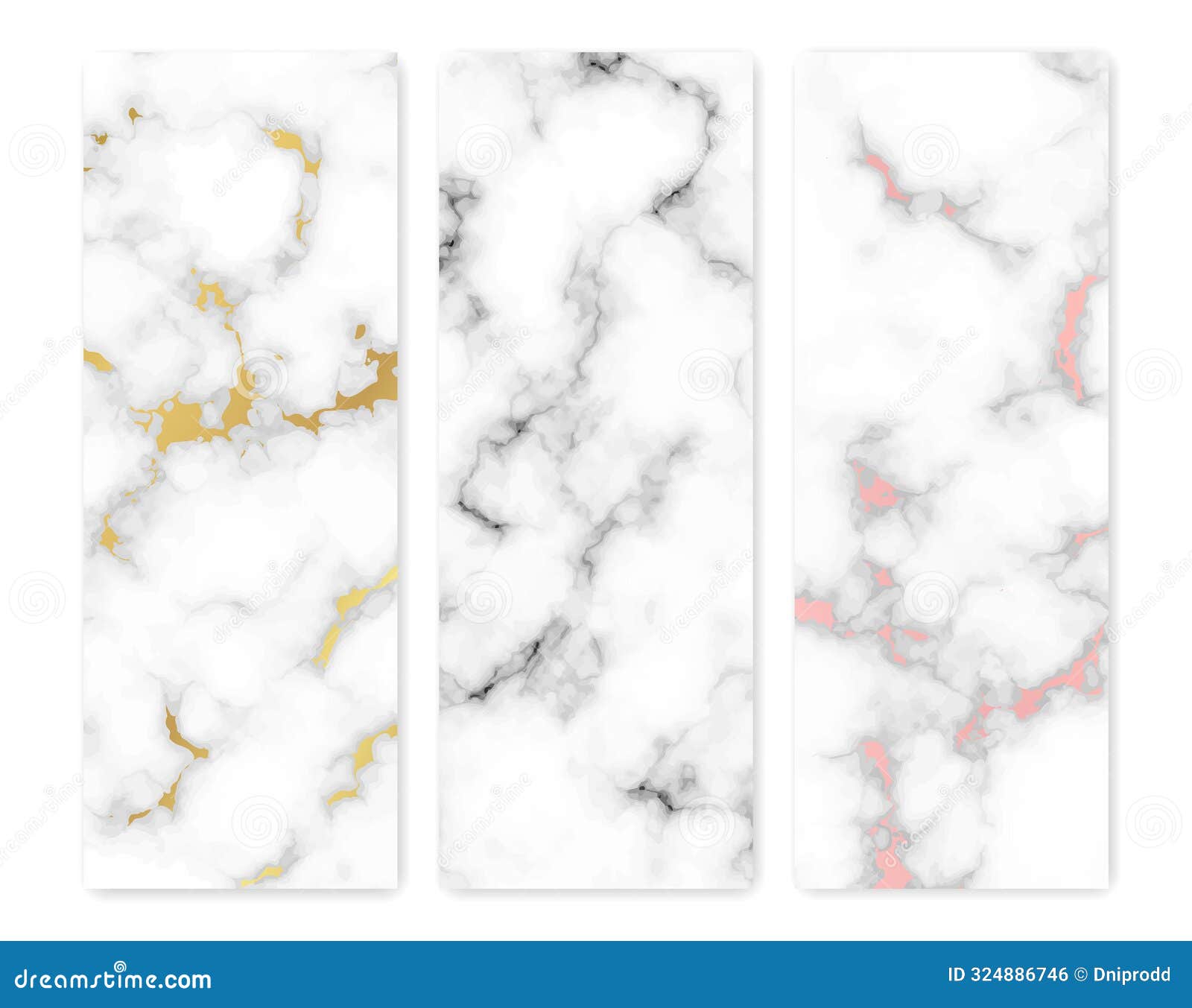 Set Of Marble Texture Backgrounds Vector Illustration | CartoonDealer ...
