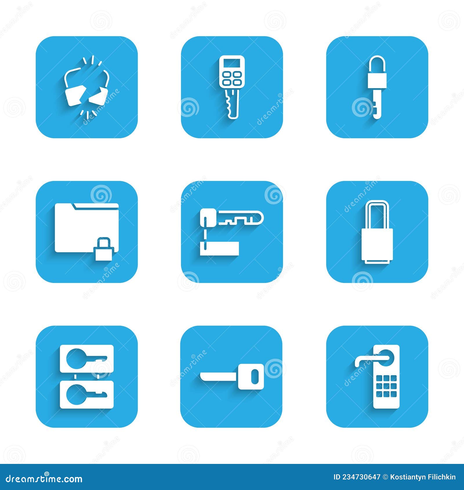Set Marked Key, Key, Digital Door Lock, Lock, Casting Keys, Folder and ...