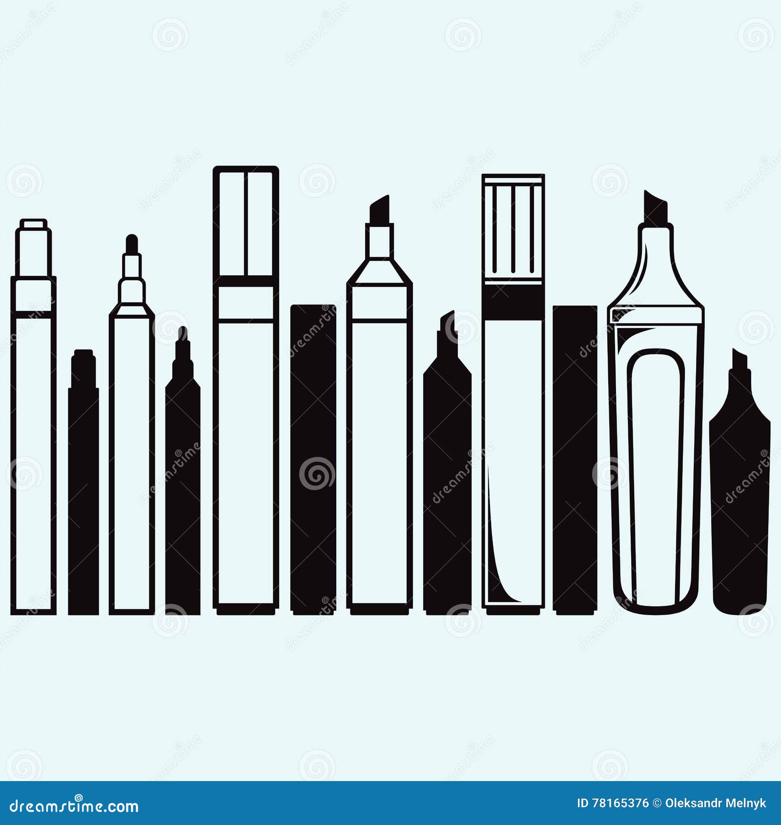 Set Marker Icon Vector Illustration | CartoonDealer.com #78165376