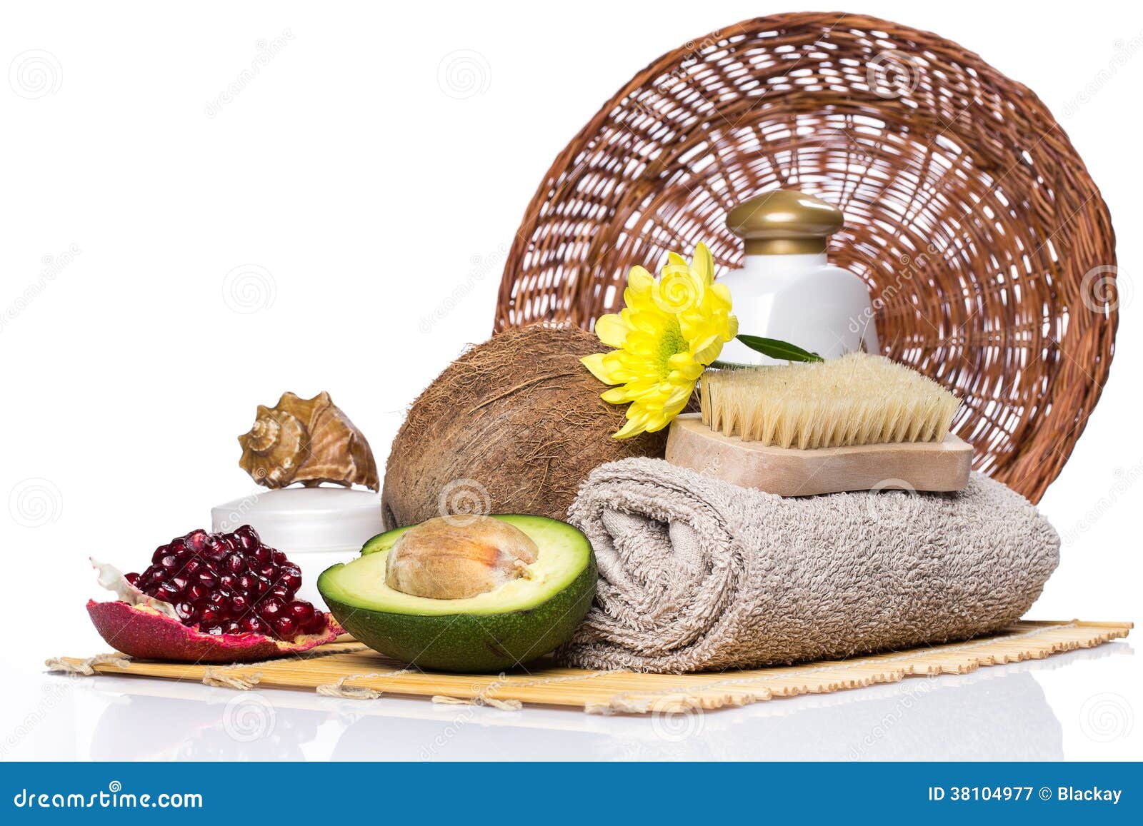 Set For Massage Or Body Care Stock Image Image Of Cosmetics Bottle 38104977