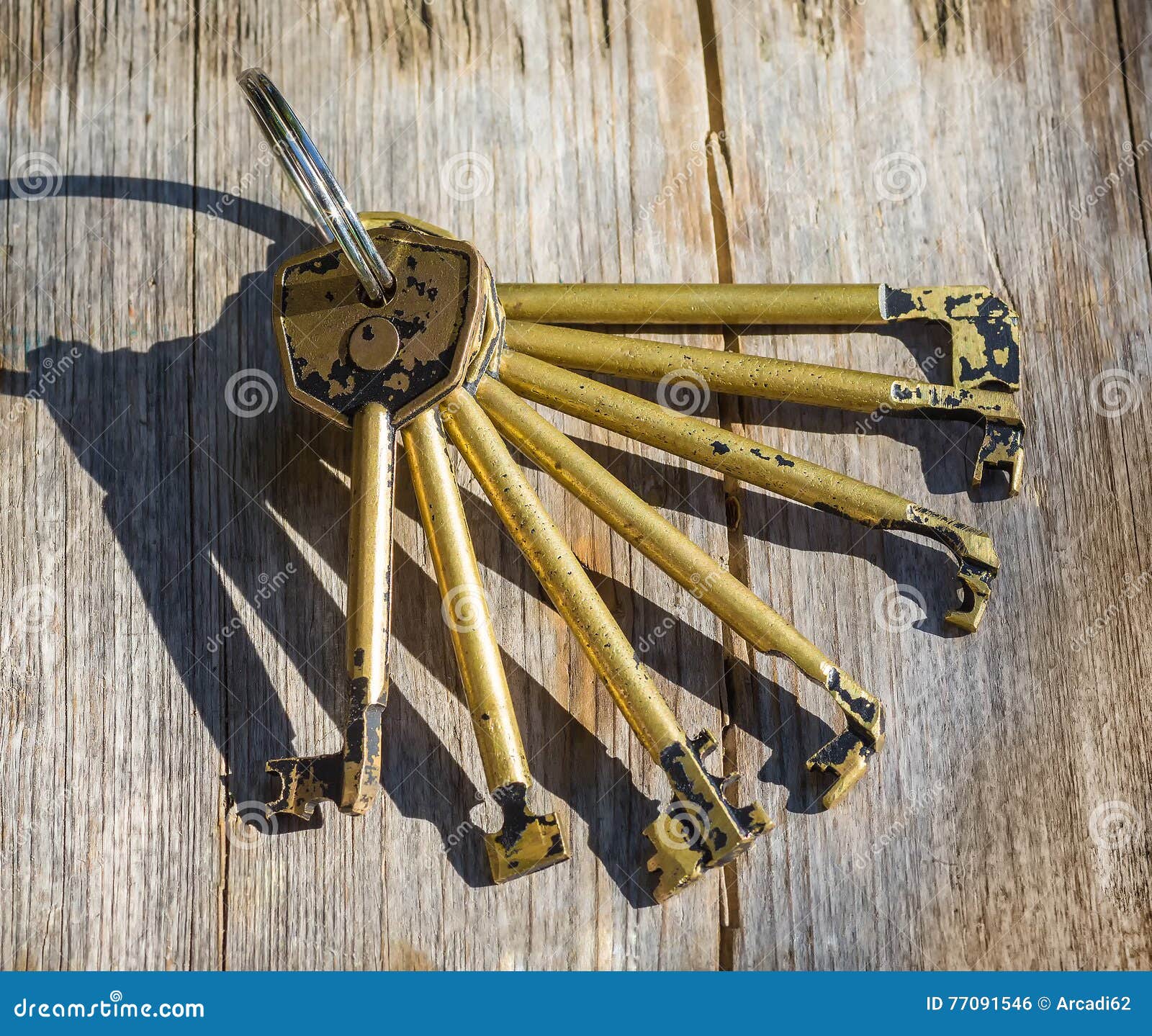 Set of Master Keys for Locks Stock Photo - Image of lock, group: 77091546