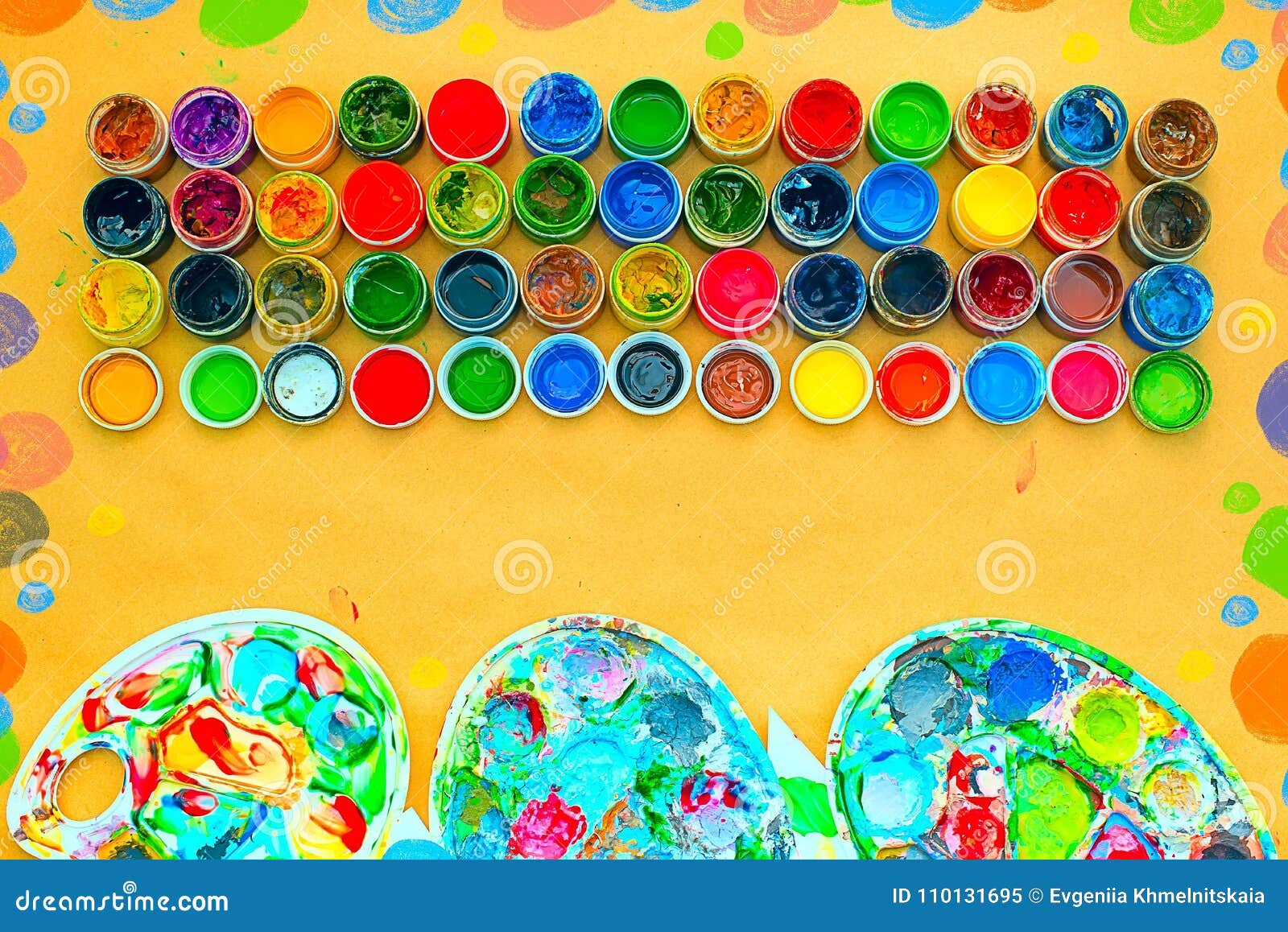 A Set of Materials for Creativity and Drawing Hobbies. Stock Image ...
