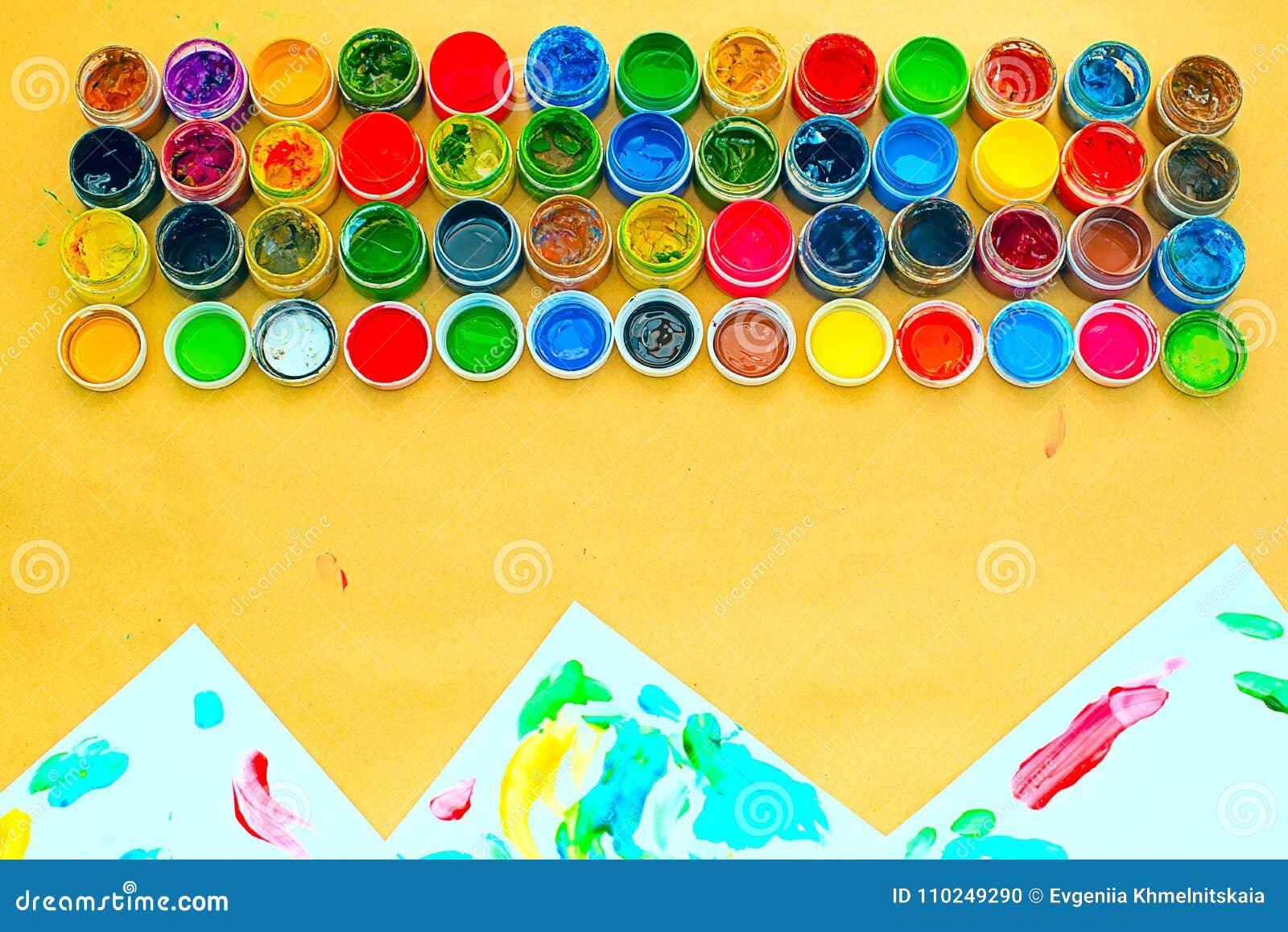 A Set of Materials for Creativity and Drawing Hobbies. Stock Photo ...