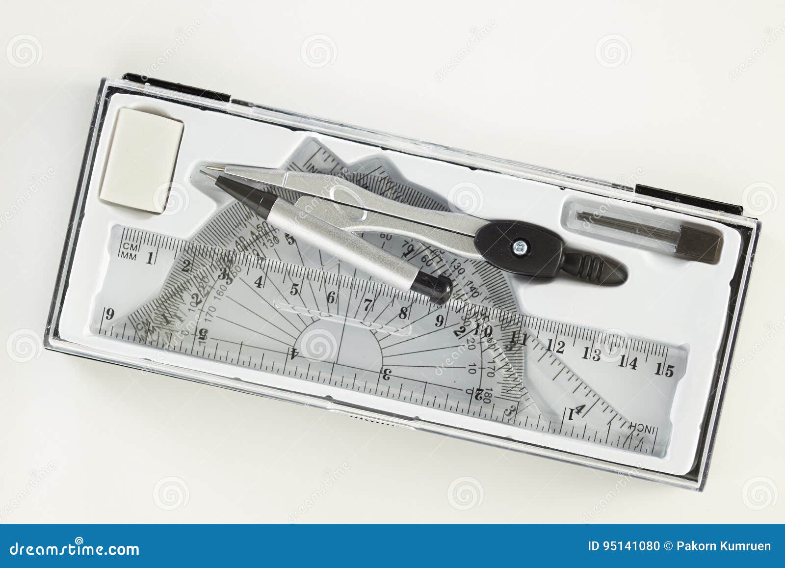 Set of Mathematics School Tools Stock Photo - Image of concepts ...