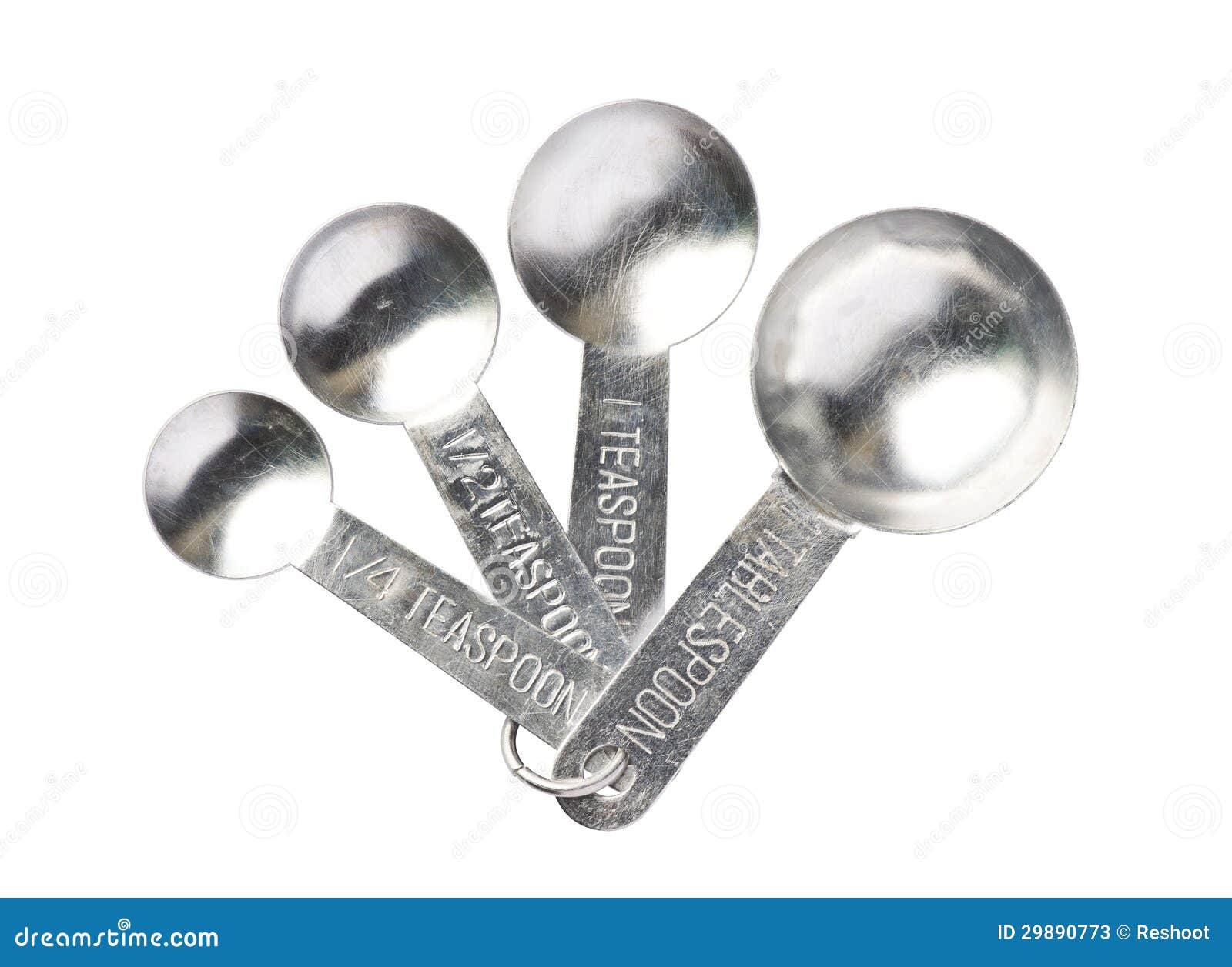 Measuring Spoons stock image. Image of cook, isolated - 29890773