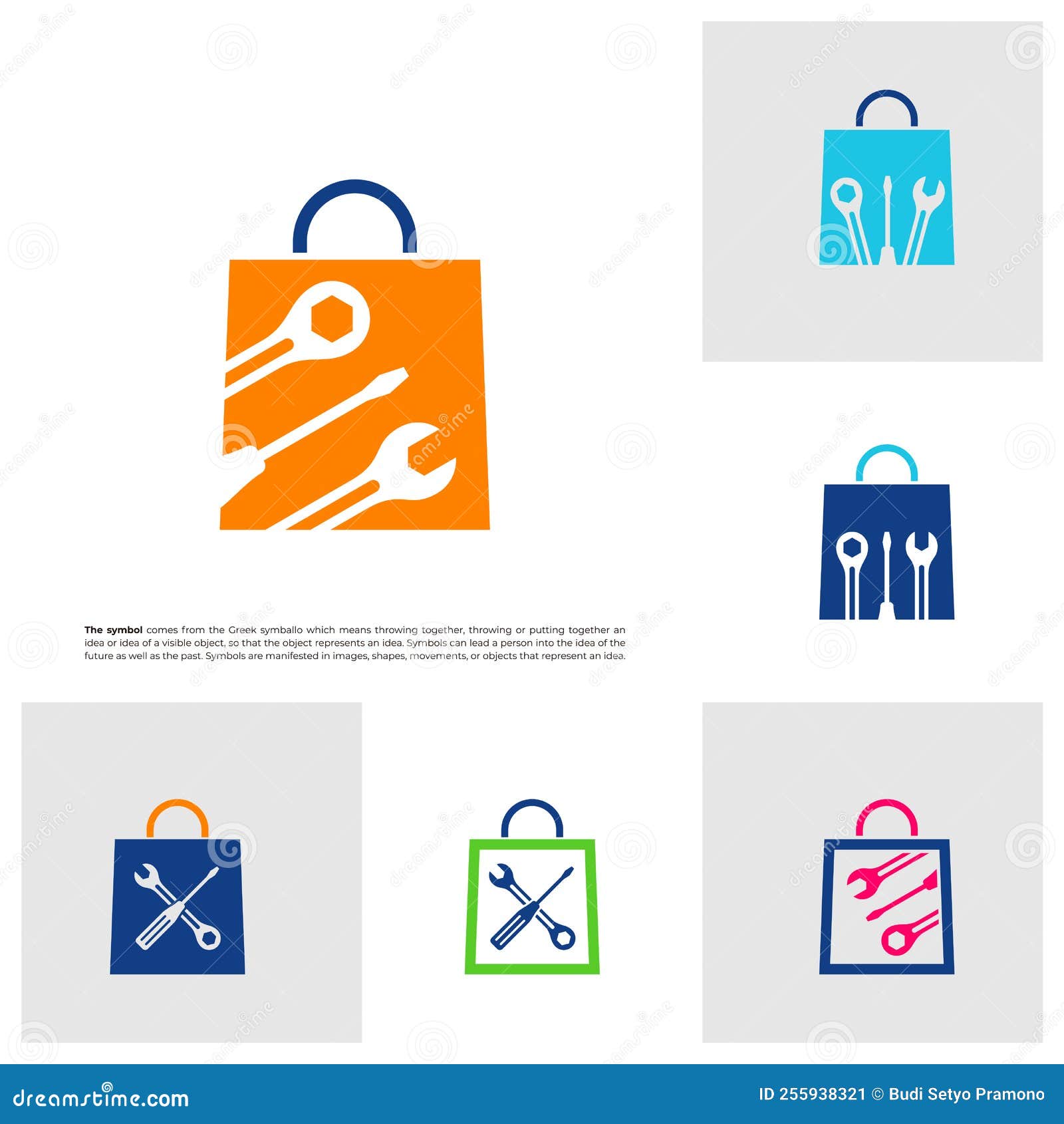 Set of Mechanic Shop Logo Vector. Shop Mechanic Logo Design Concept ...