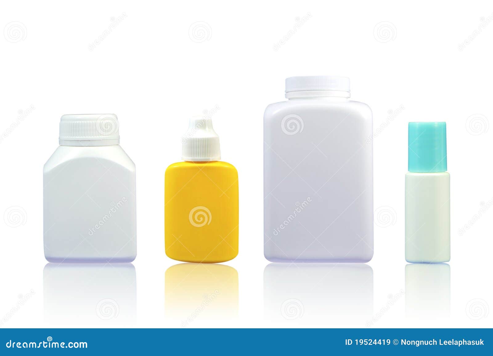 Set Of Medical Plastic Bottles Royalty-Free Stock Photography ...