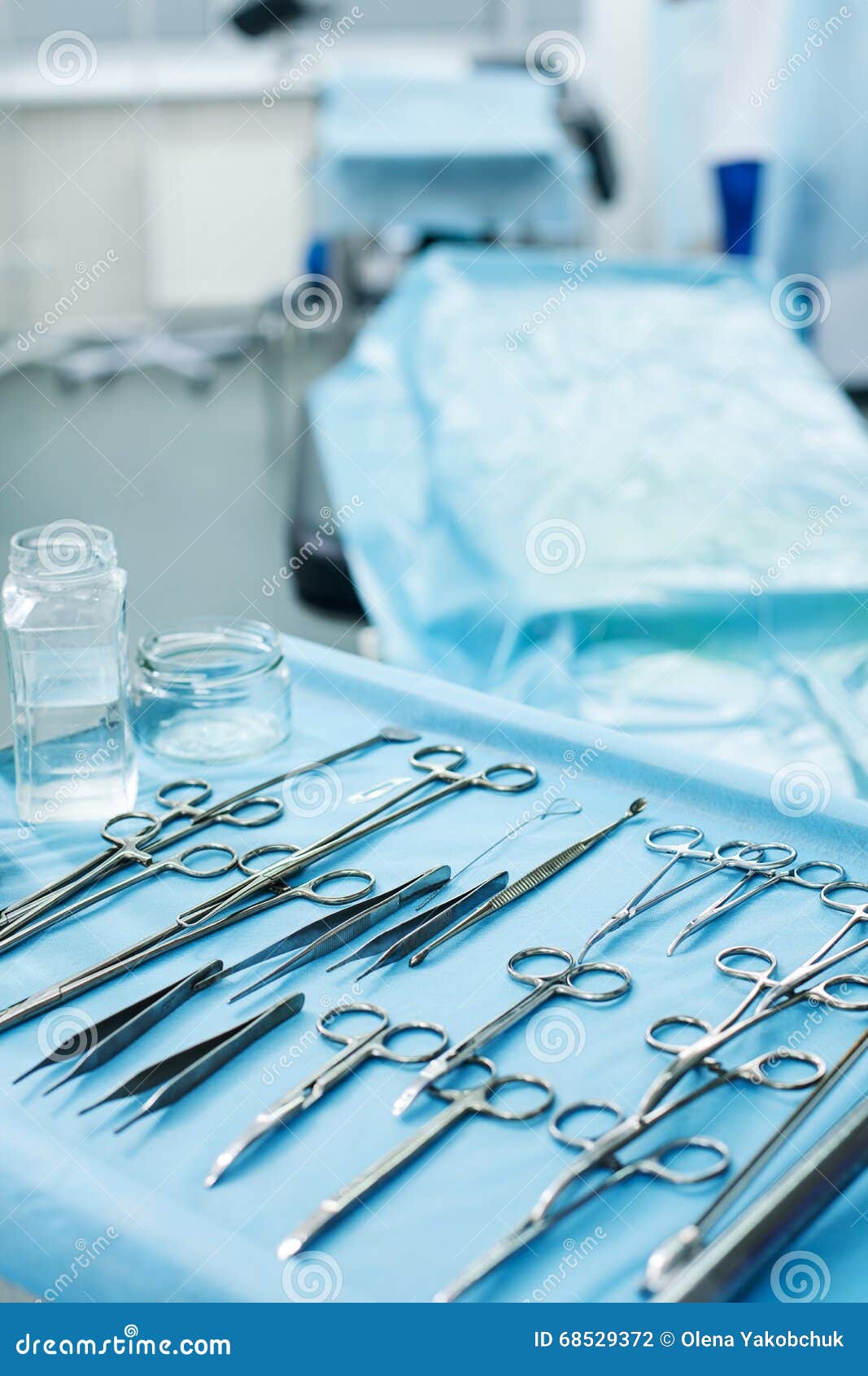 Set Of Medical Tools In A Surgery Stock Photo - Image of healthcare ...