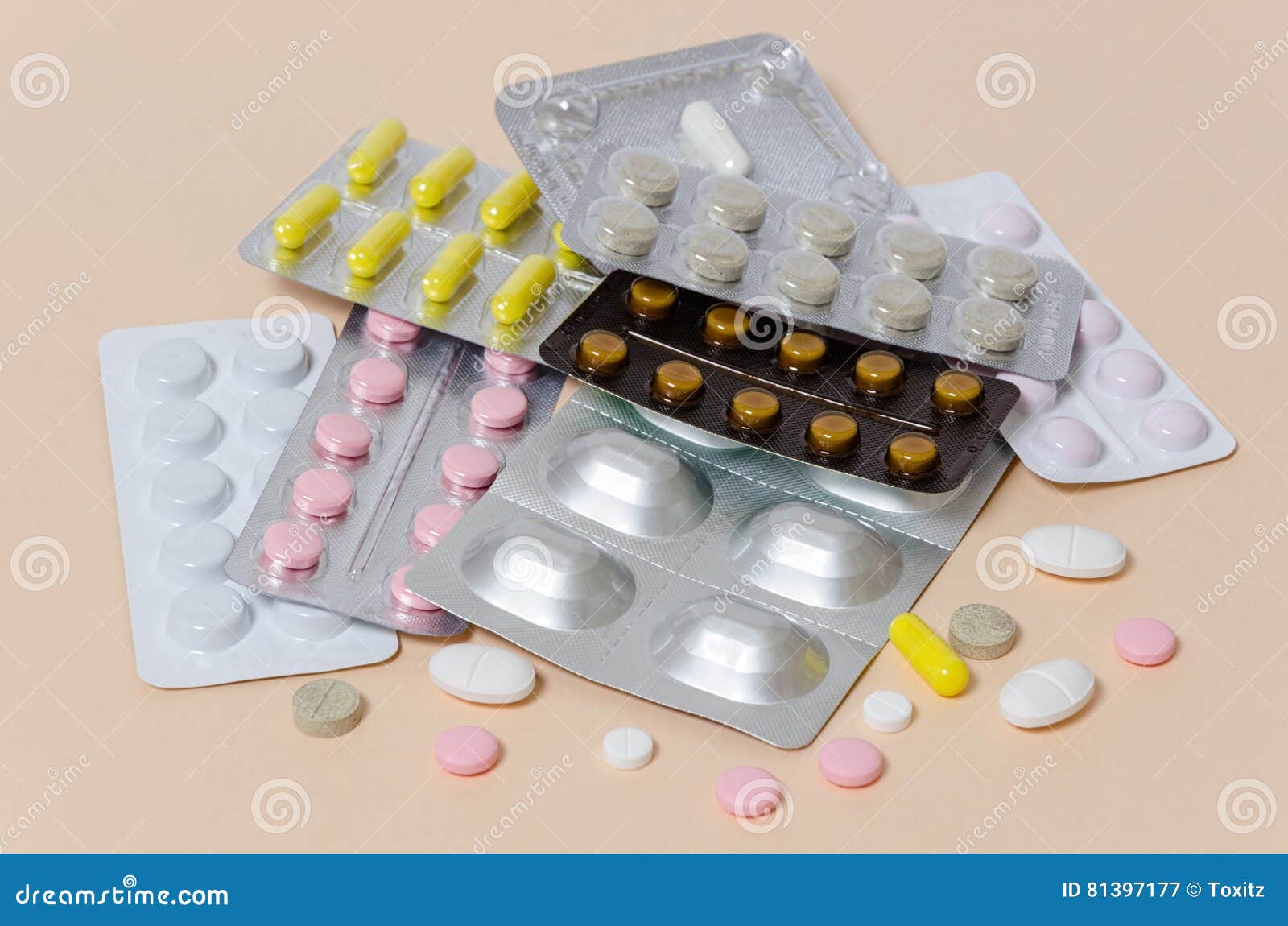 The Set of Medicines To Treat Various Ailments and Support the Immune ...