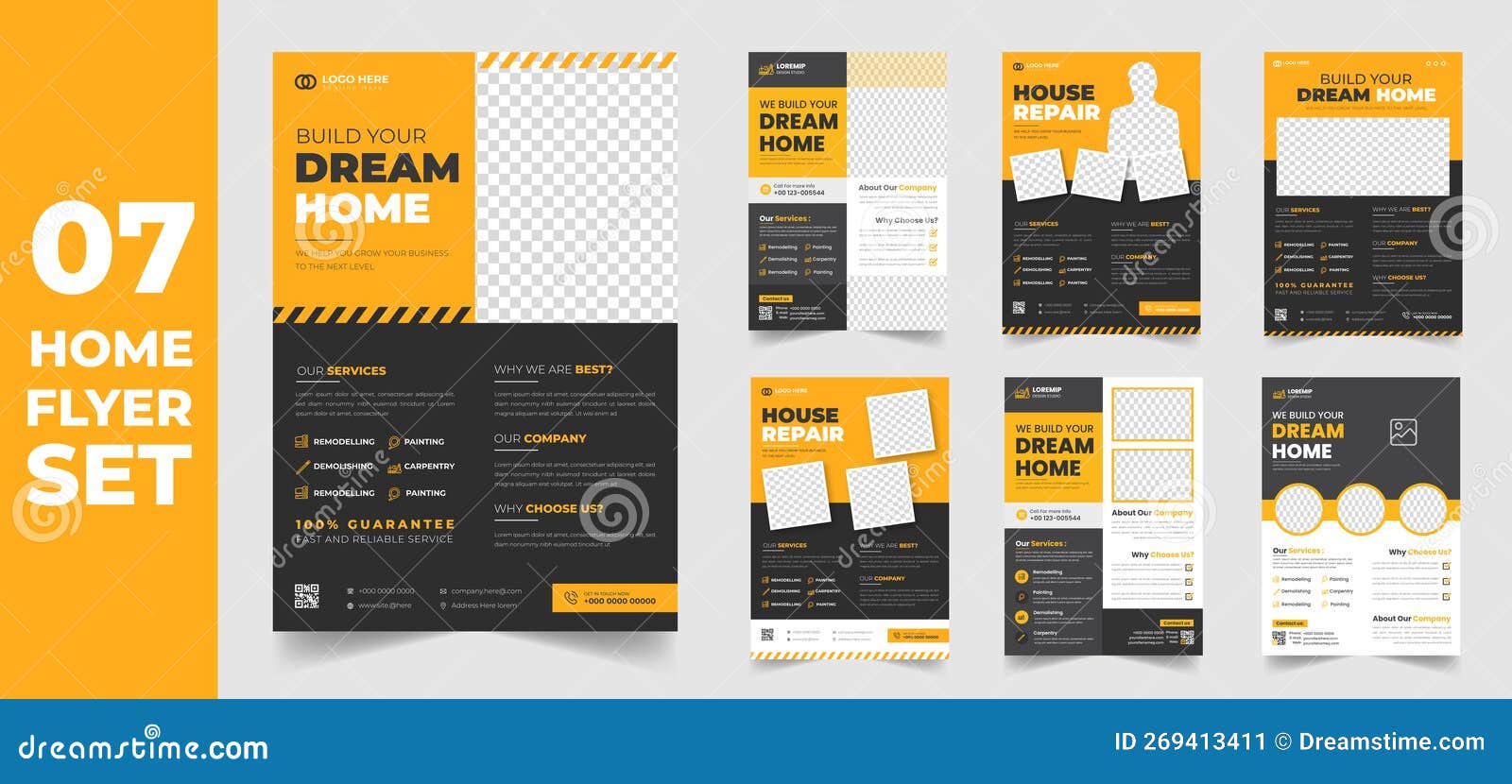 Set of 7 Mega Collection Construction Tools Home Improvement or Home ...