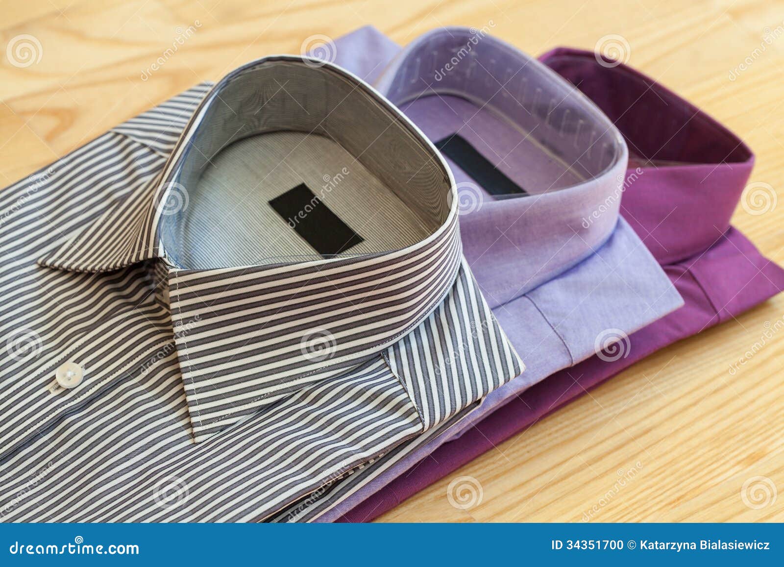 Set of men s shirts stock photo. Image of casual, press - 34351700