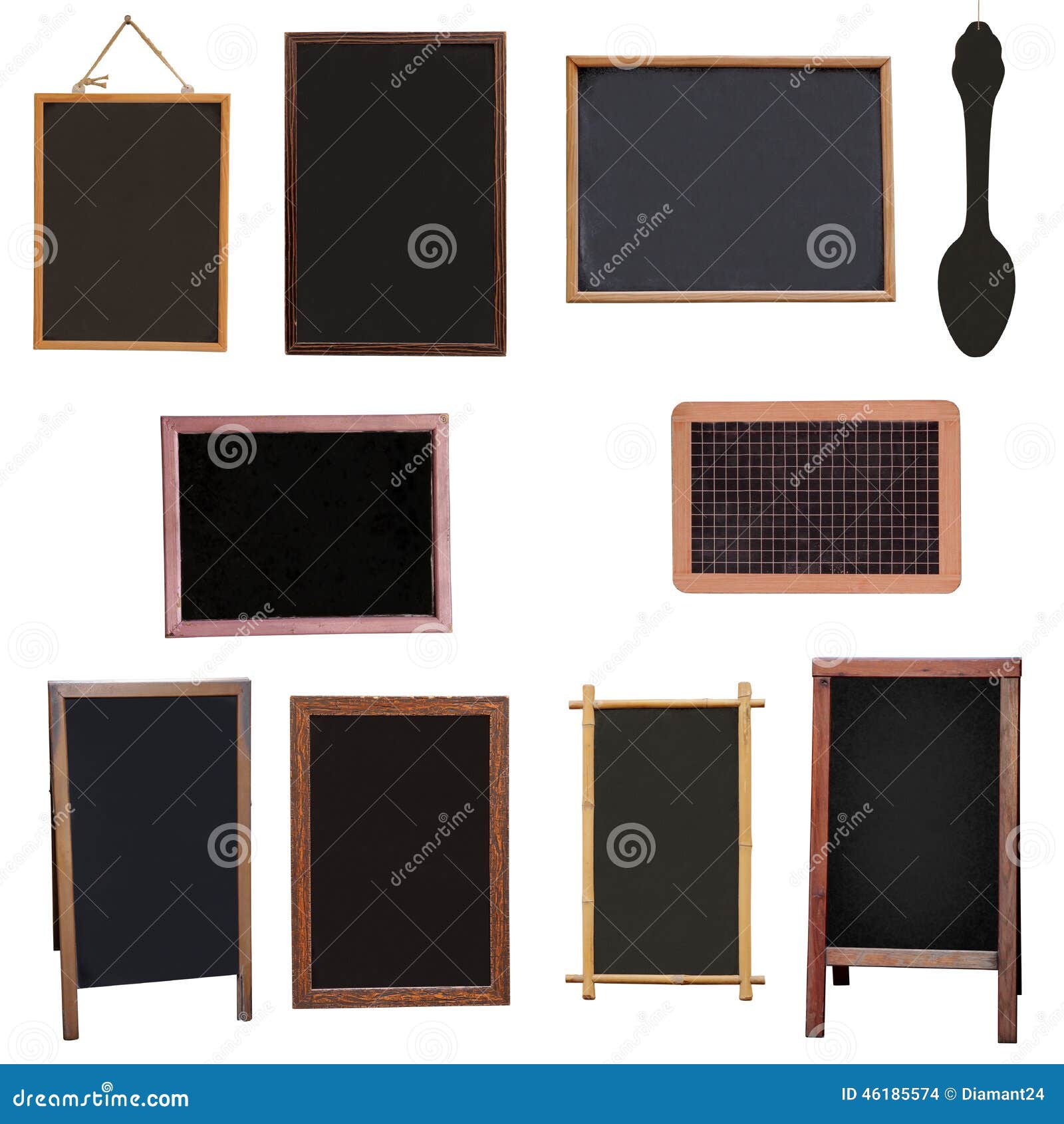 Set Menu Board for Restaurant from Ten Writing Board Stock Photo ...