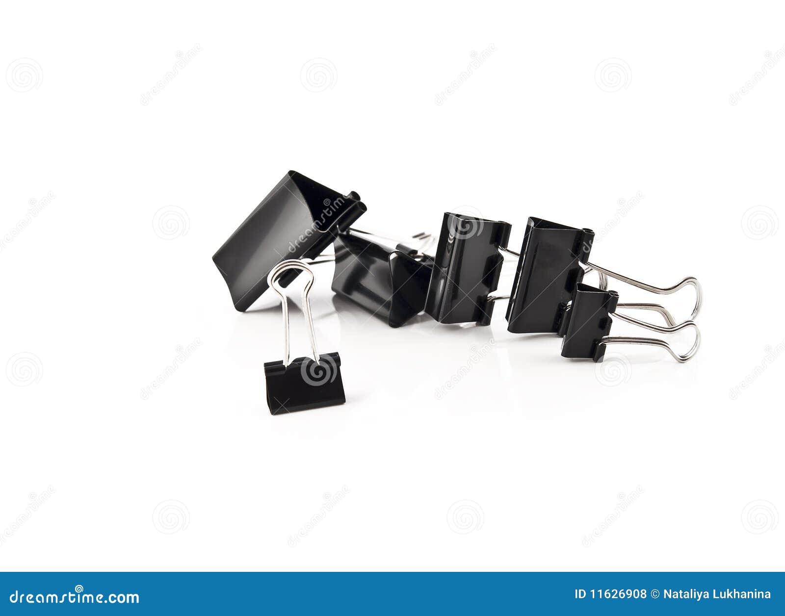 Set of metal binders stock photo. Image of occupation - 11626908