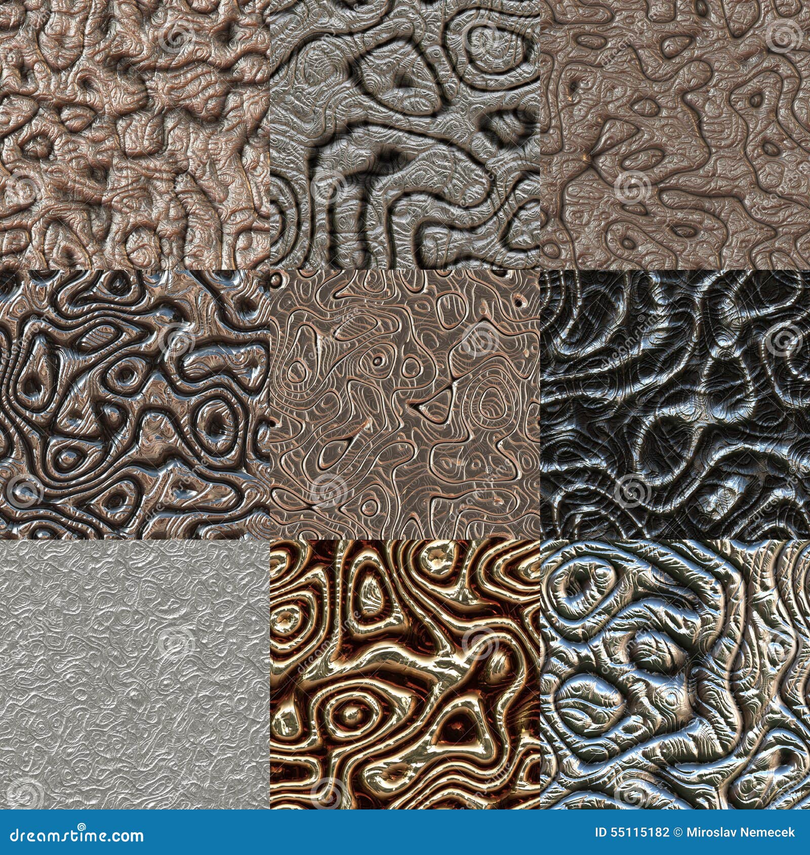Metal Bumps Seamless Generated Hires Texture Stock Photo ...