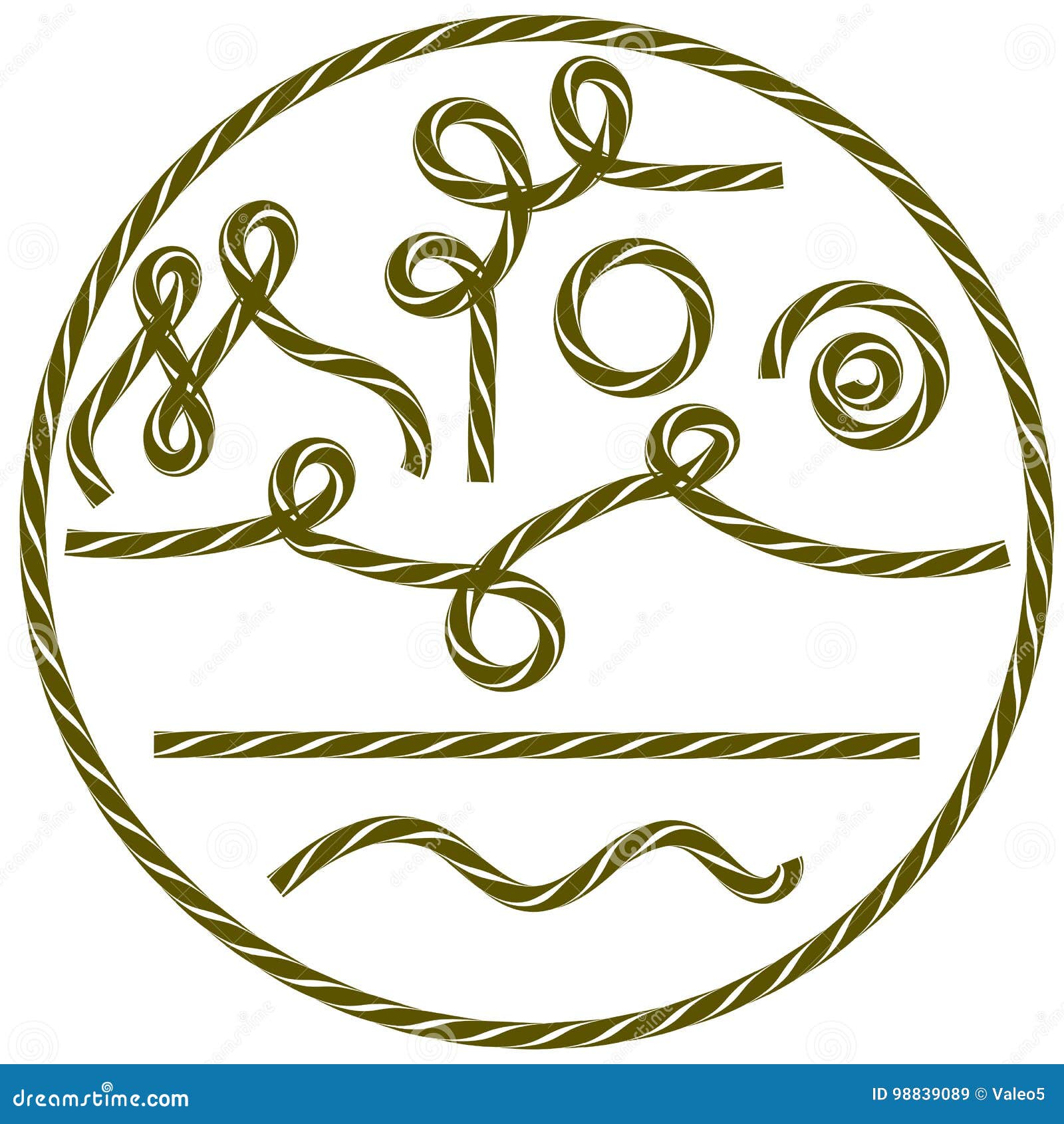 Curve Isolated Rope Stock Illustrations – 1,462 Curve Isolated Rope ...