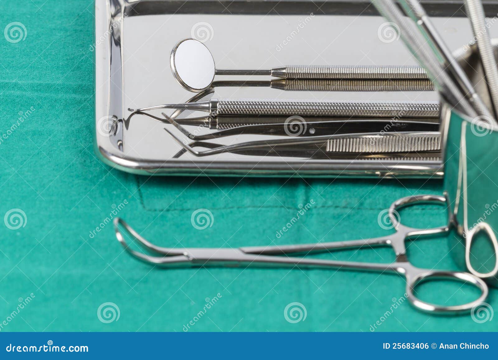 Set of metal medical stock photo. Image of cure, angled - 25683406