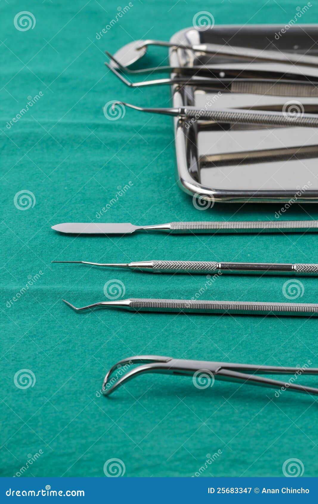 Set of Metal Medical Equipment Tools Stock Image - Image of carver ...
