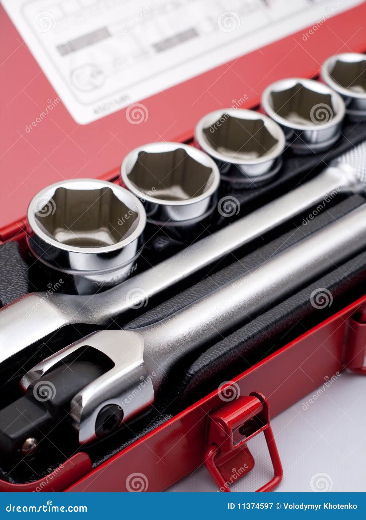Set of metallic tools stock image. Image of auto, chromed - 11374597