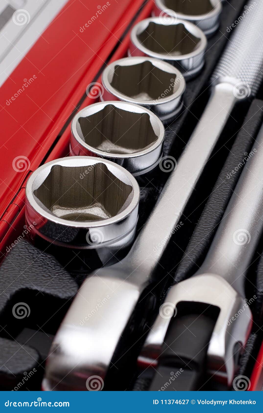 Set of metallic tools 2 stock image. Image of silver - 11374627