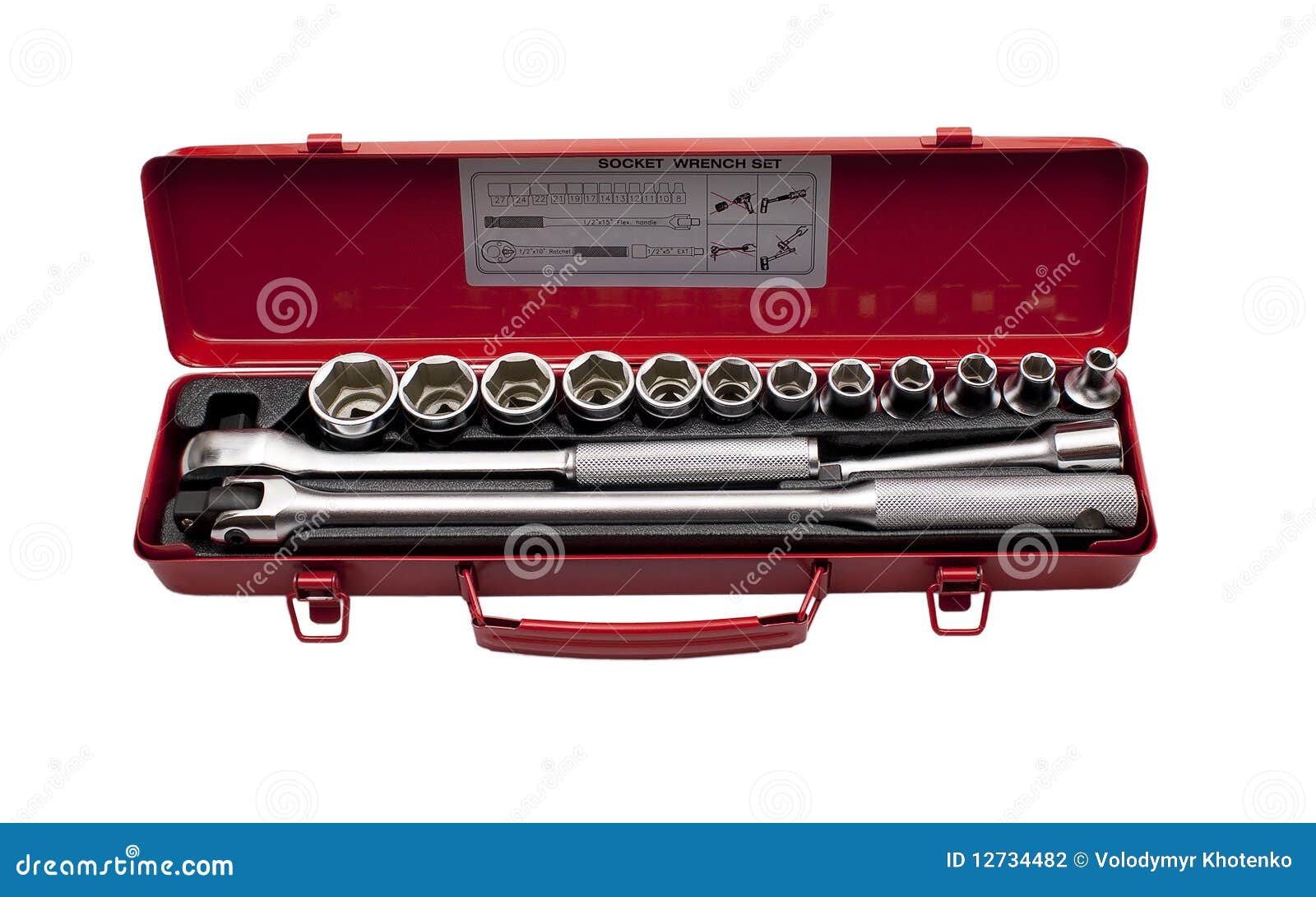 Set of metallic tools 5 stock photo. Image of constructors - 12734482