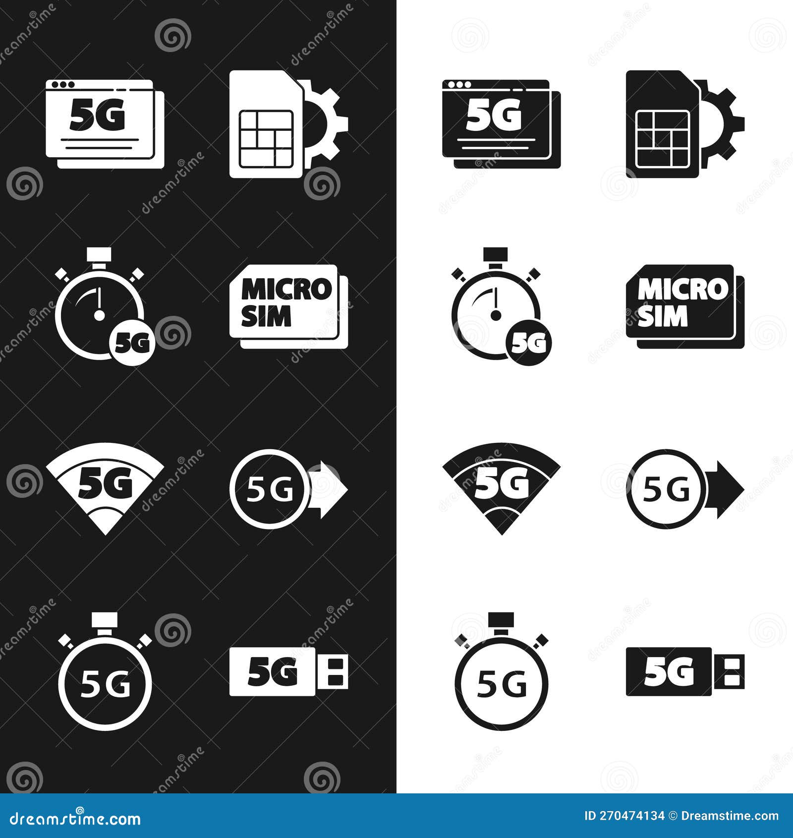 Set Micro Sim Card, Digital Speed Meter 5G, Network, Card Setting ...