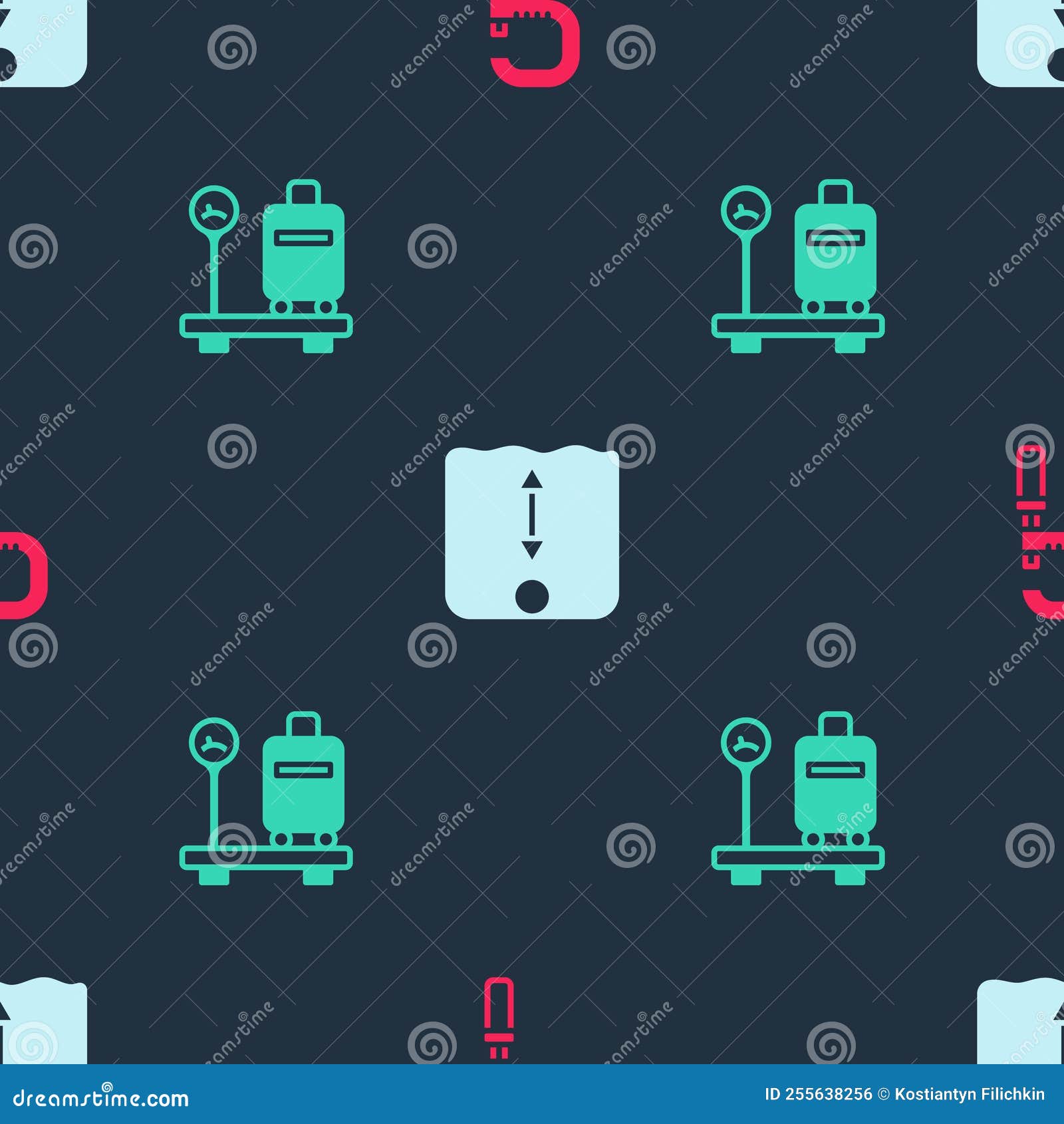 Set Micrometer, Depth Measurement and Scale with Suitcase on Seamless ...