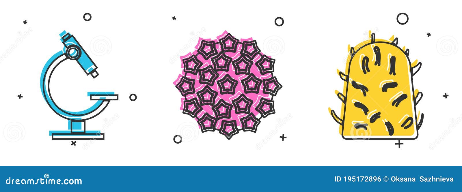 Rabies Virus Under Microscope