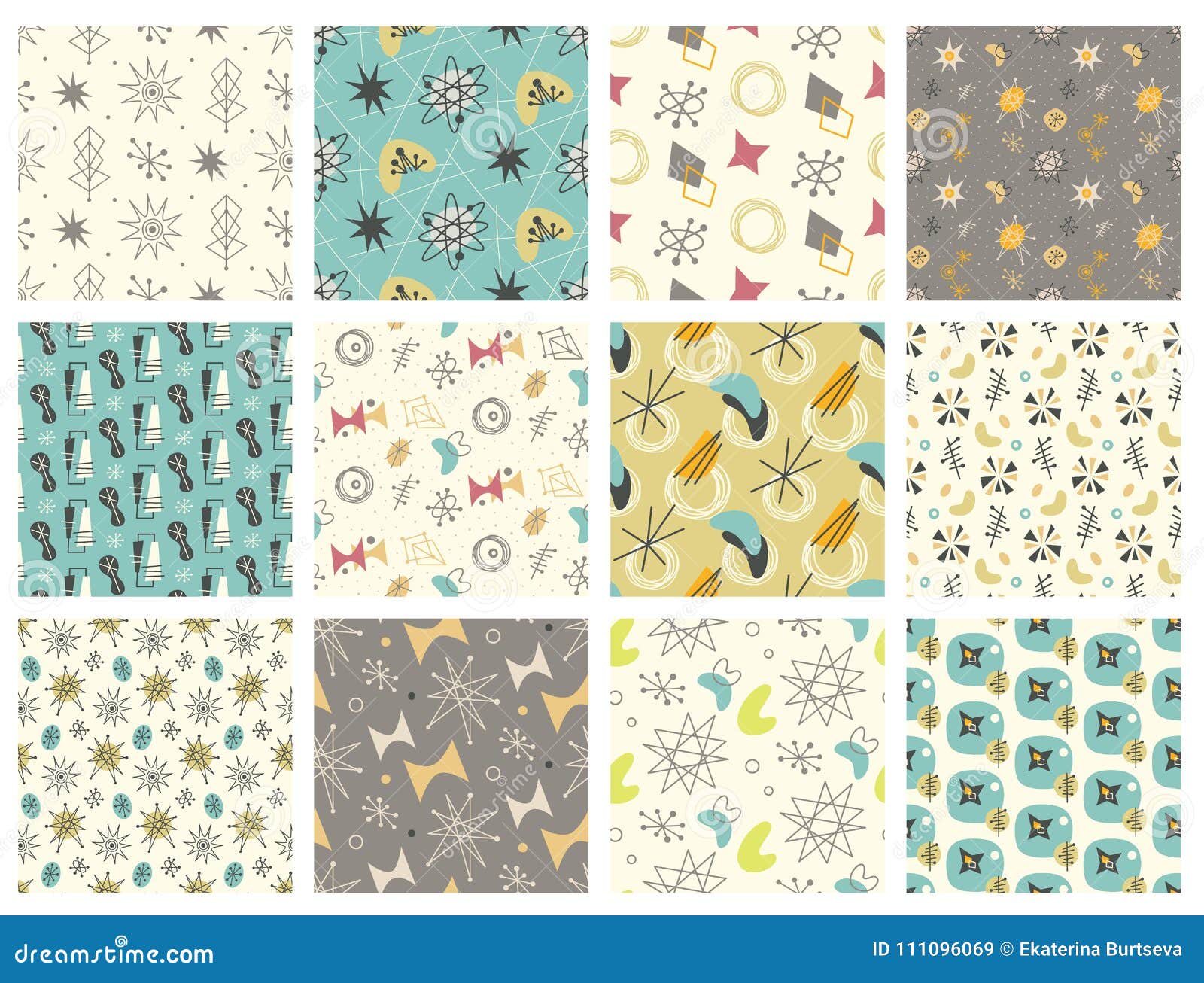 Mid Century Modern Atomic Patterns